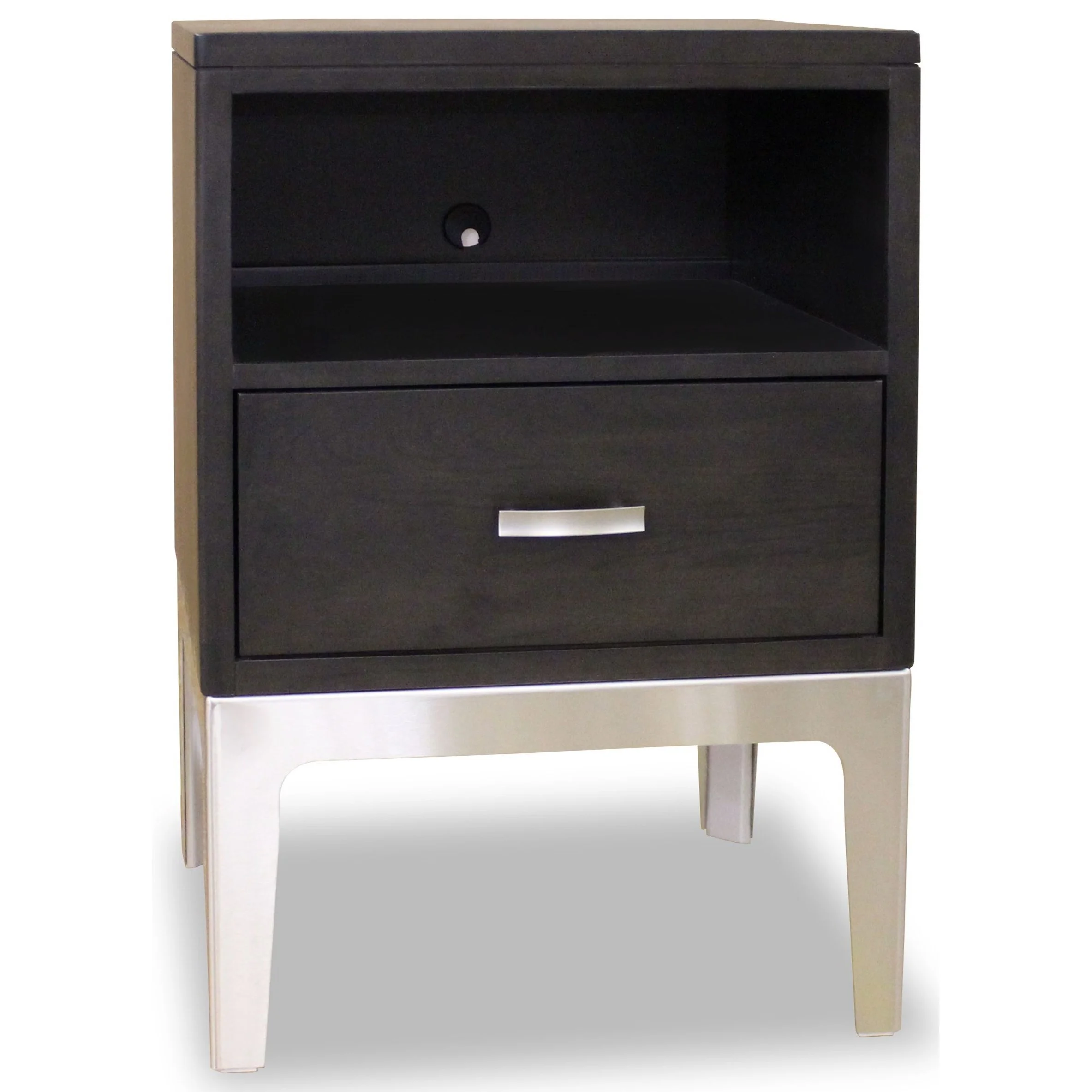 Durham Defined Distinction 72157201-SO Contemporary 1-Drawer Nightstand ...