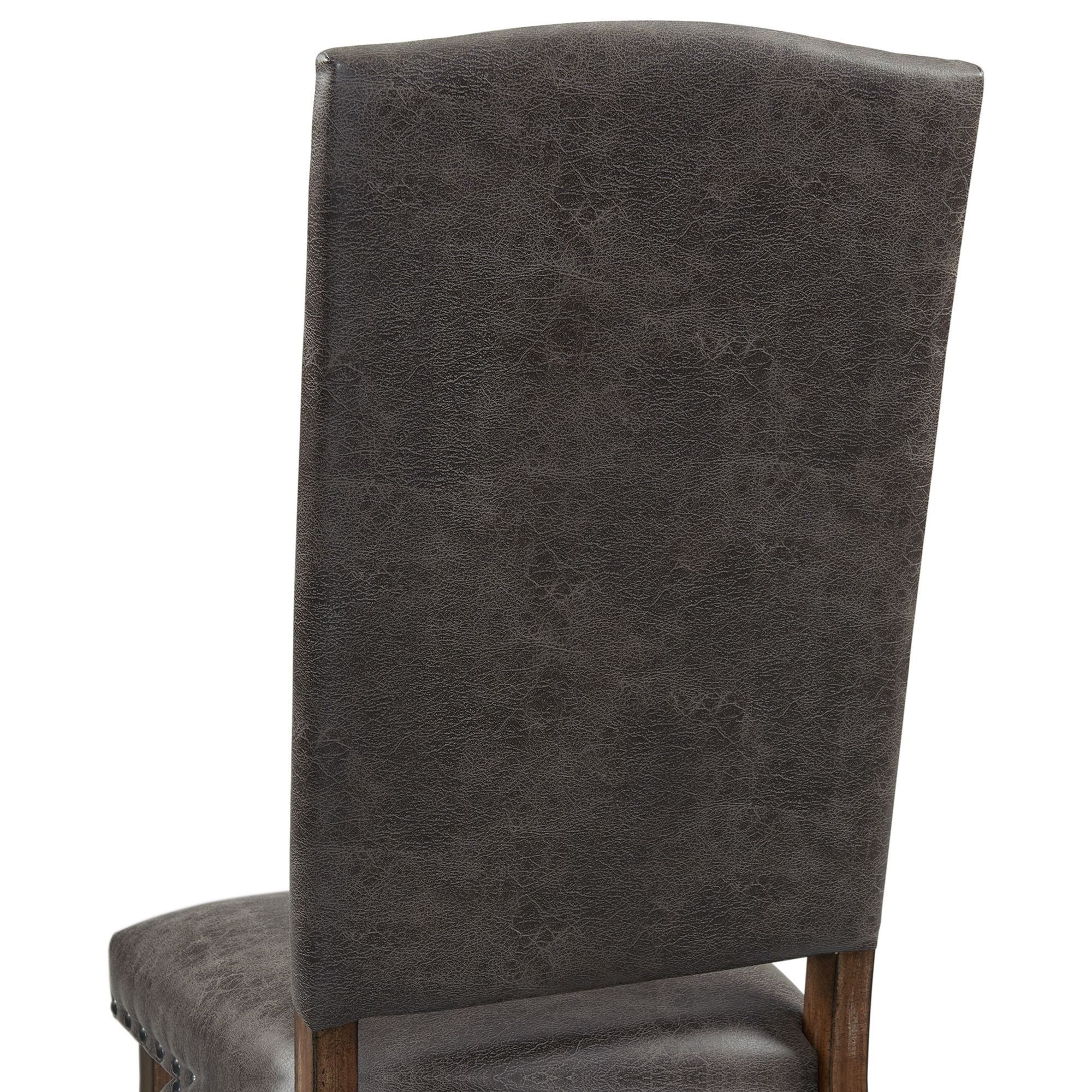 Elements Gramercy DGC500CLSC Tufted Tall Back Side Chair with Nailhead ...