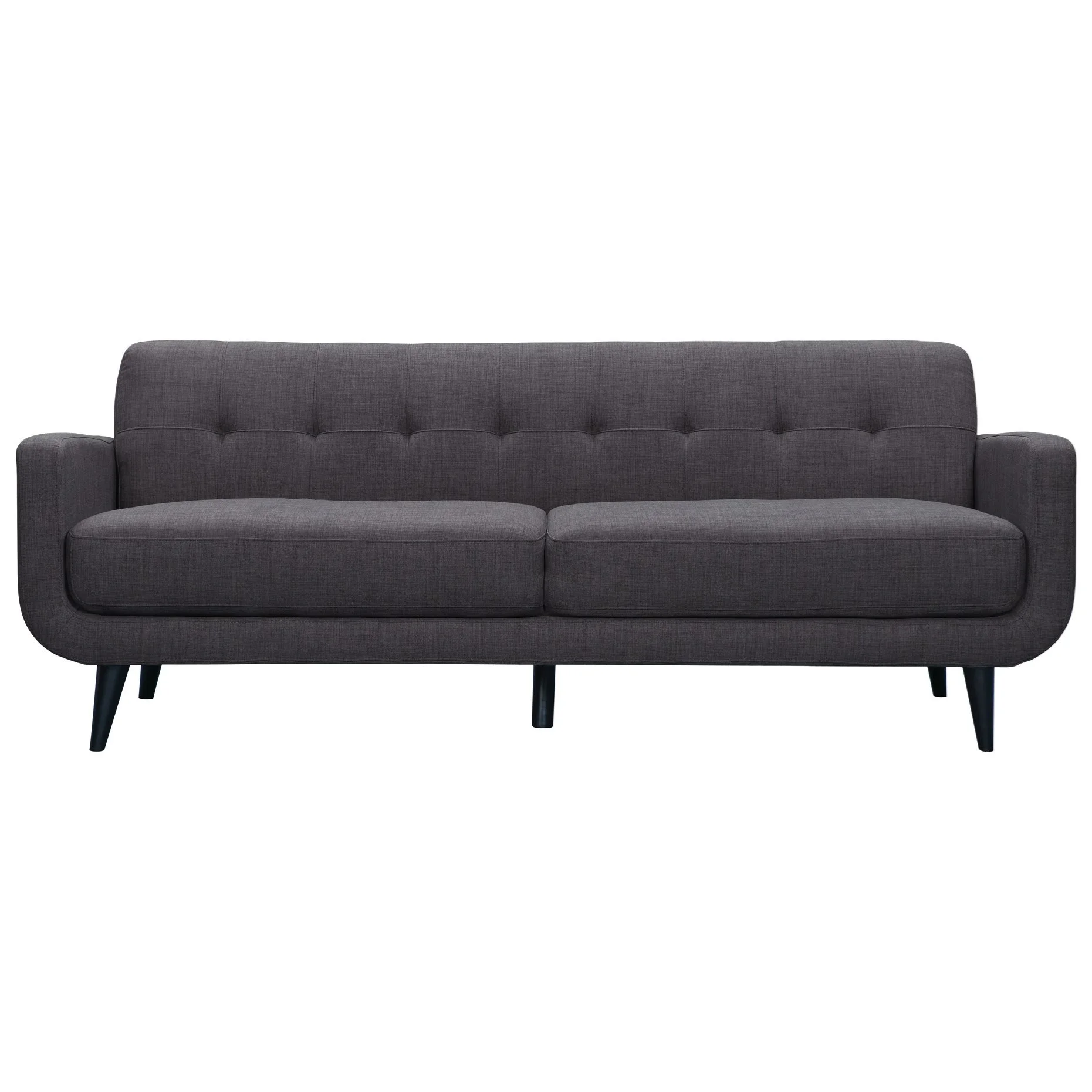 Elements International Hadley UHD090300NP Mid-Century Modern Sofa with ...