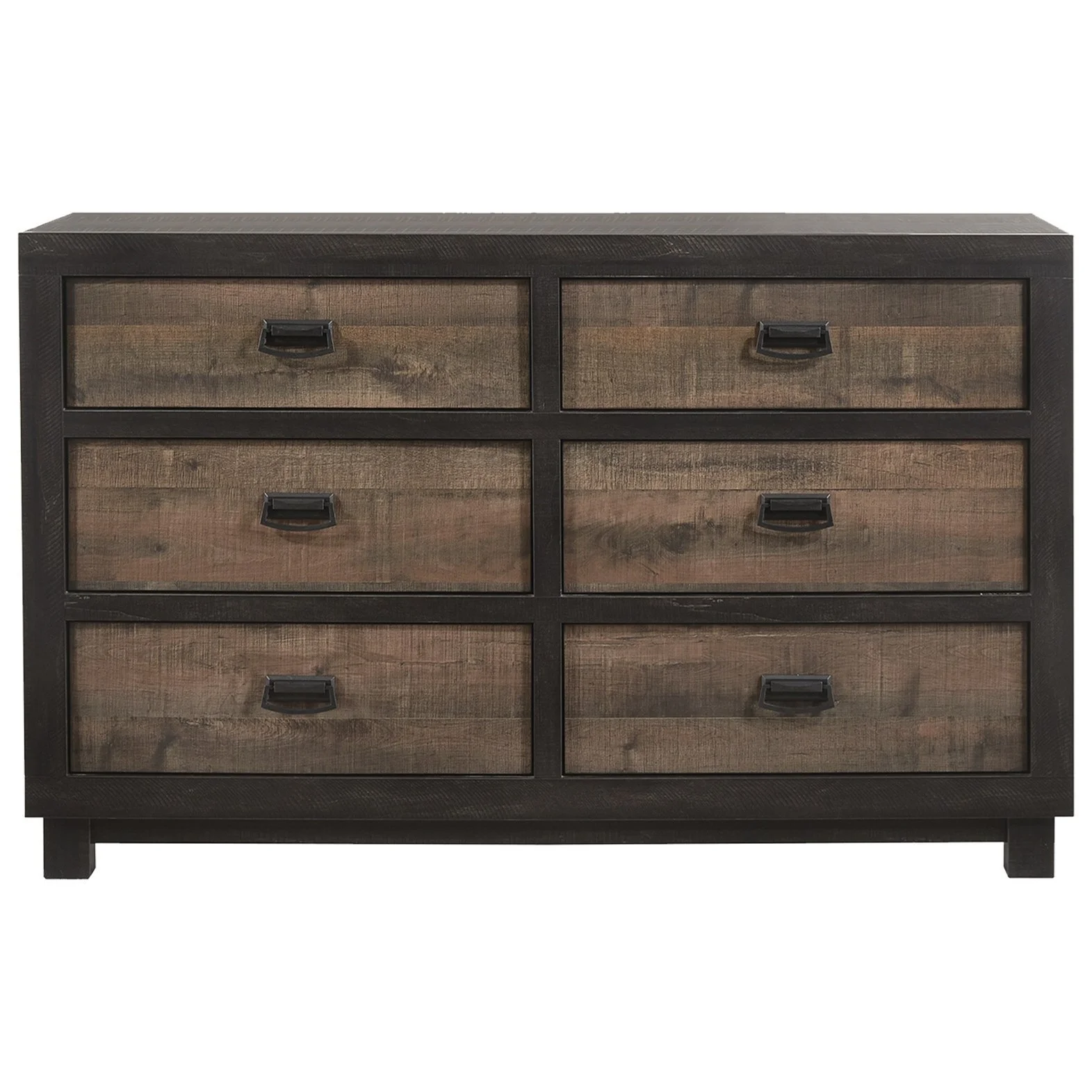 Elements International Harlington HG100DR Two-Tone 6-Drawer Dresser ...