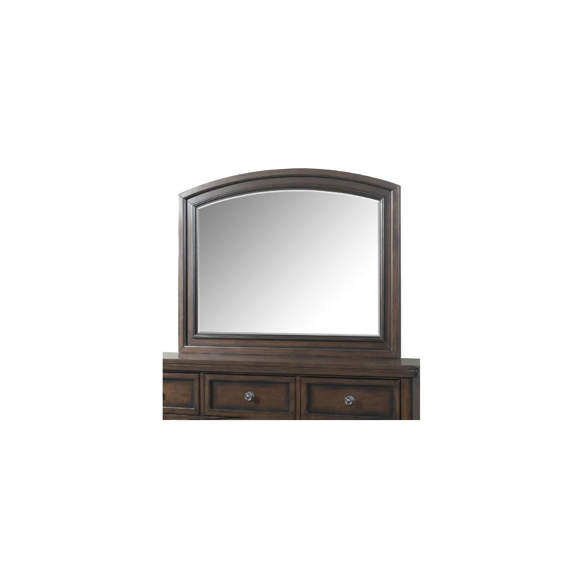 Elements Kingston KT600MR Mirror with Rich Walnut Wood Frame | Royal ...
