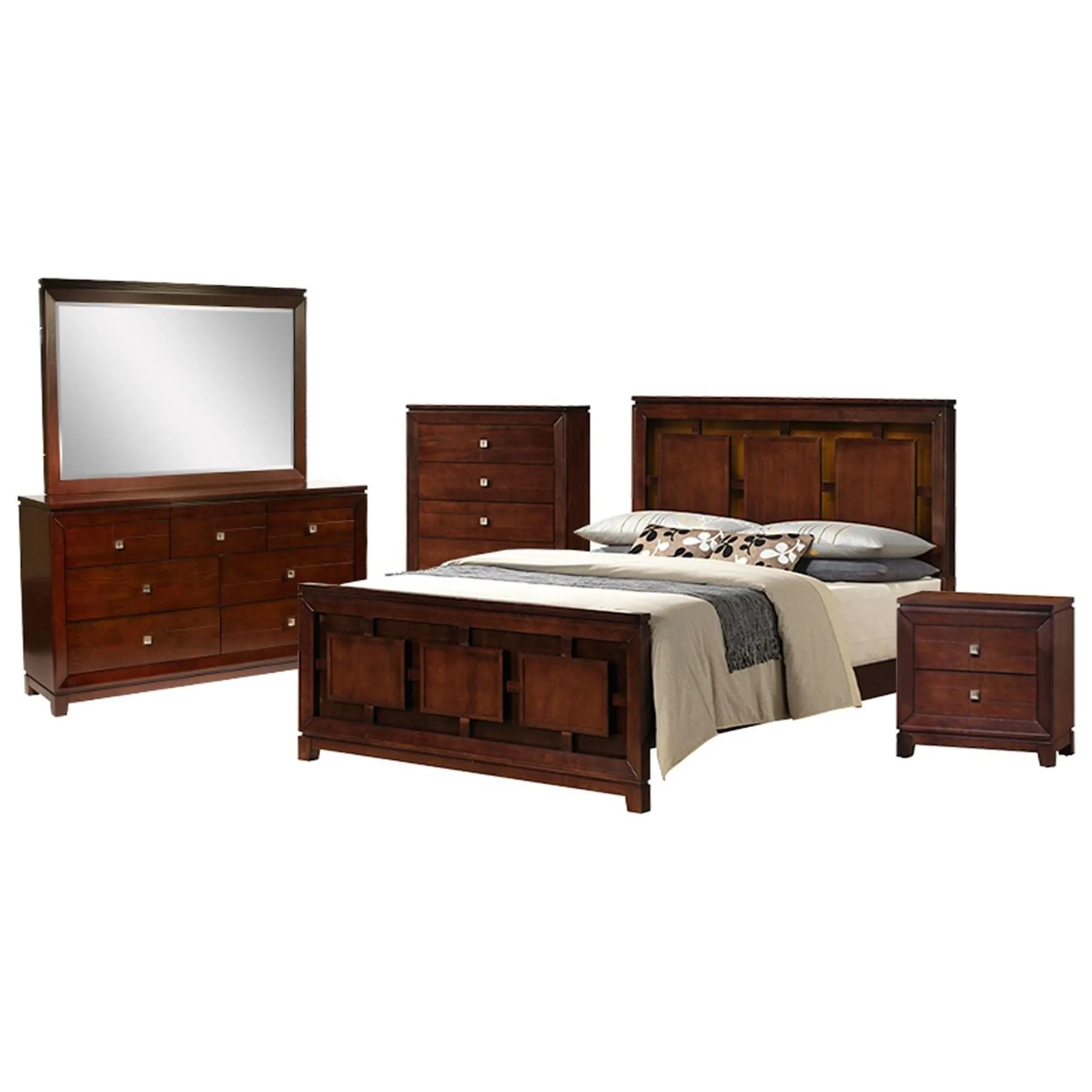 Elements London LN600KB5PC 5 Piece King Bedroom Set Royal Furniture Elements London LN600KB5PC 5 Piece King Bedroom Set Royal Furniture