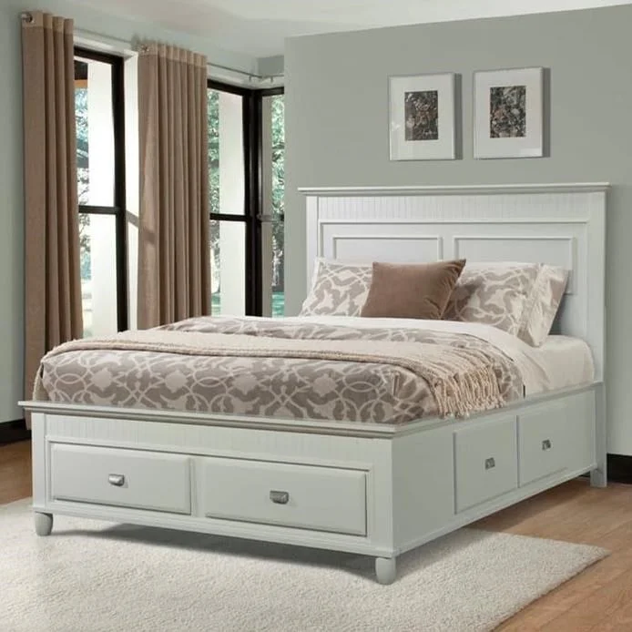 Elements International Spencer SP750FB Full Panel Bed with Storage ...