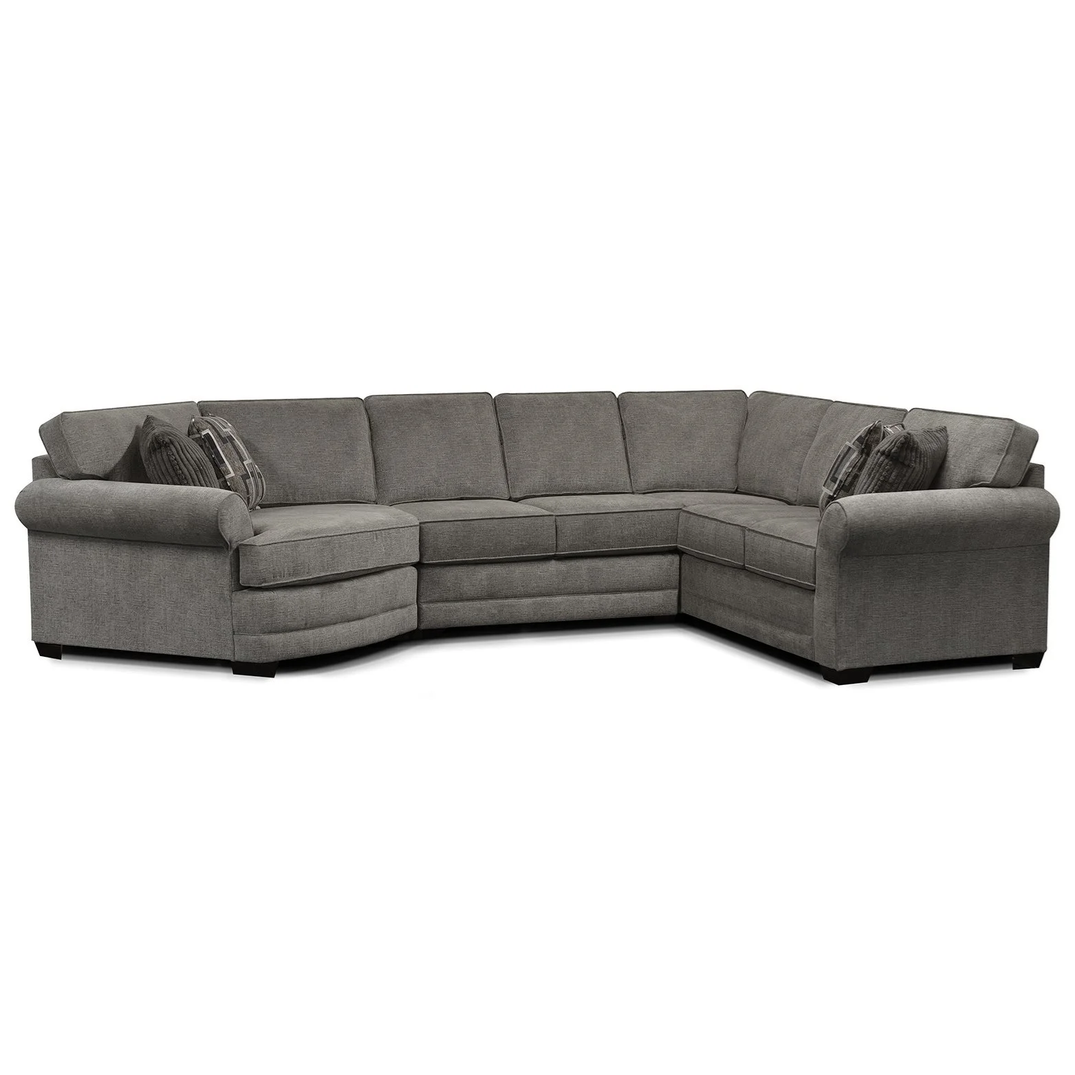England Brantley PKG5630 Casual Sectional Sofa with Cuddler | Rooms and ...