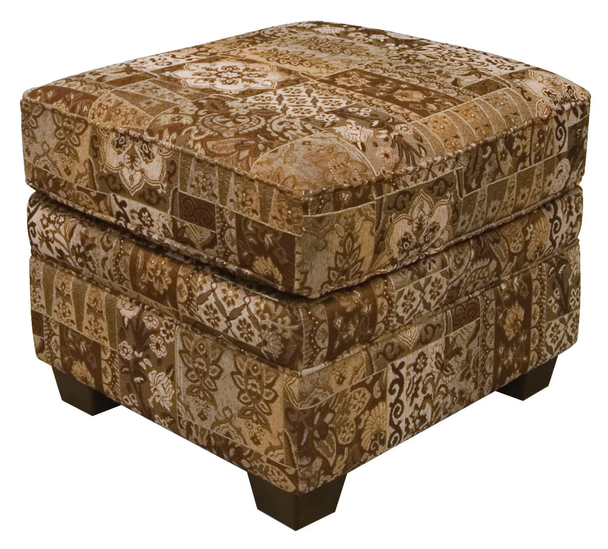 Dimensions 2250/N Series 2257 Welted Ottoman with Exposed Block Legs ...
