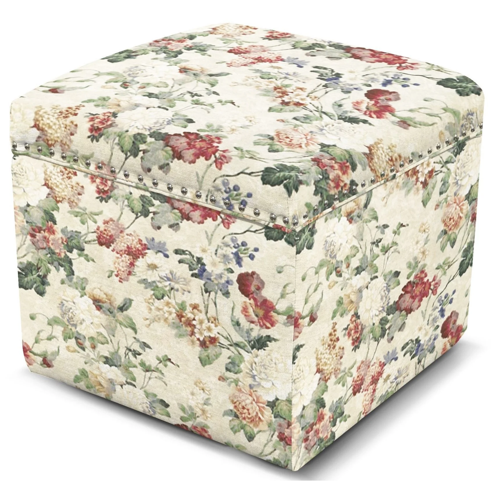Dimensions 2F00/N Series 2F0081N Storage Ottoman with Nailhead Trim ...