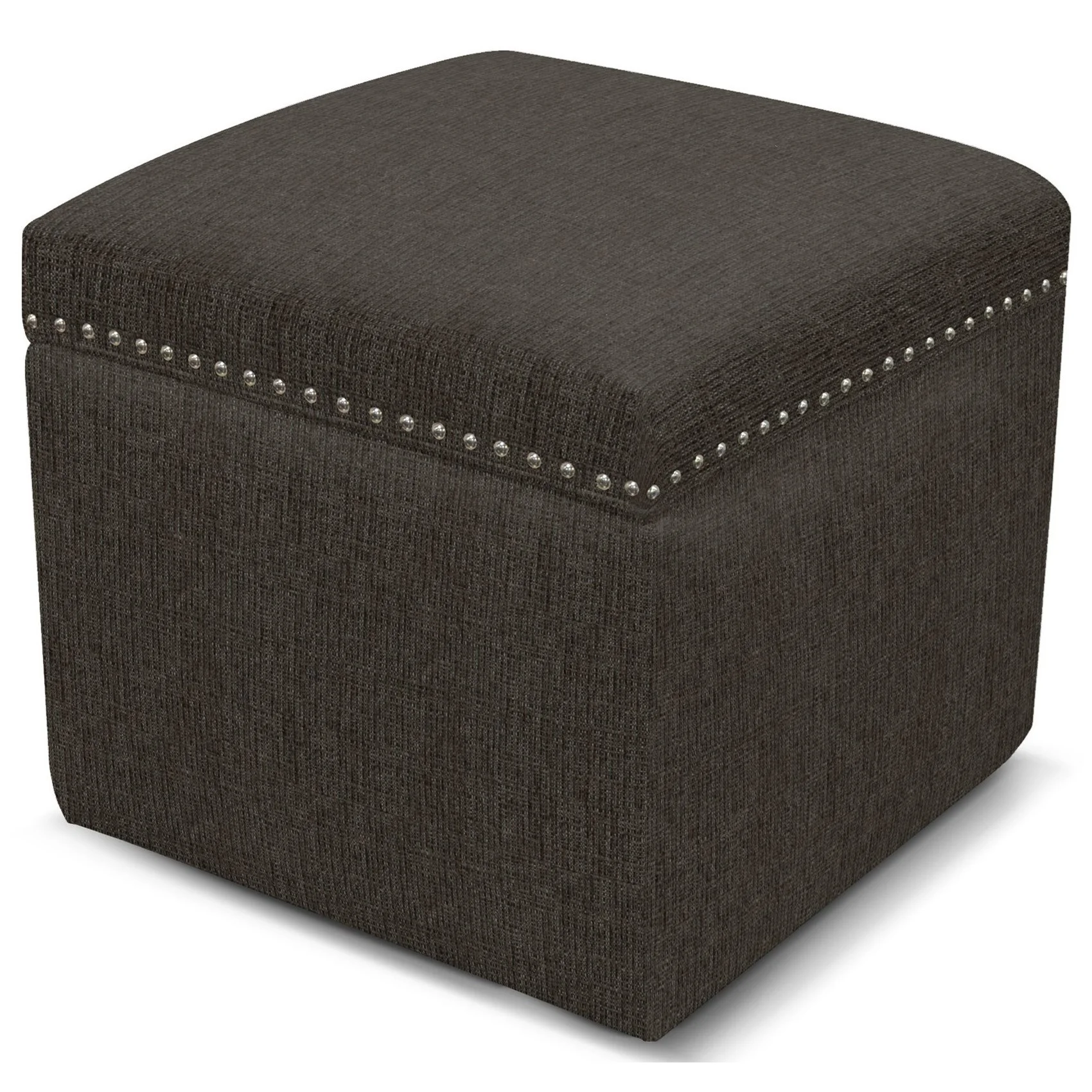England Parson 2F0081N 6421 Transitional Storage Ottoman with Nailhead ...