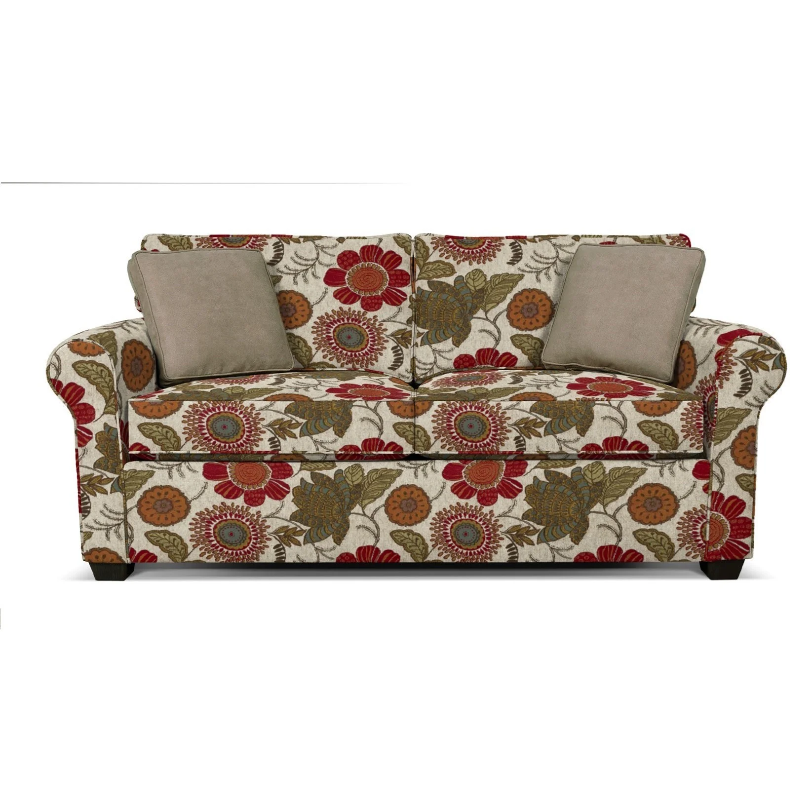 England 140 Series 148 7262 Visco Mattress Full Size Sleeper Sofa with ...