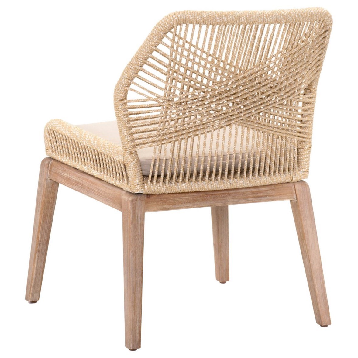 Essentials for Living Woven 6808KD.SND/LGRY Loom Woven Rope Dining ...