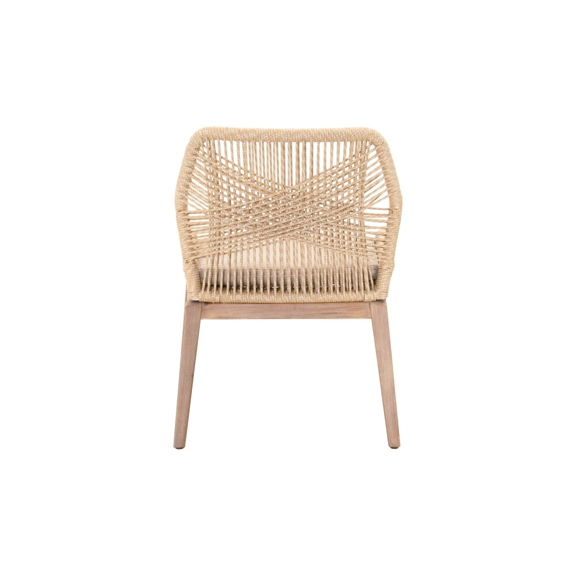 Essentials for Living Woven 6808KD.SND/LGRY Loom Woven Rope Dining ...