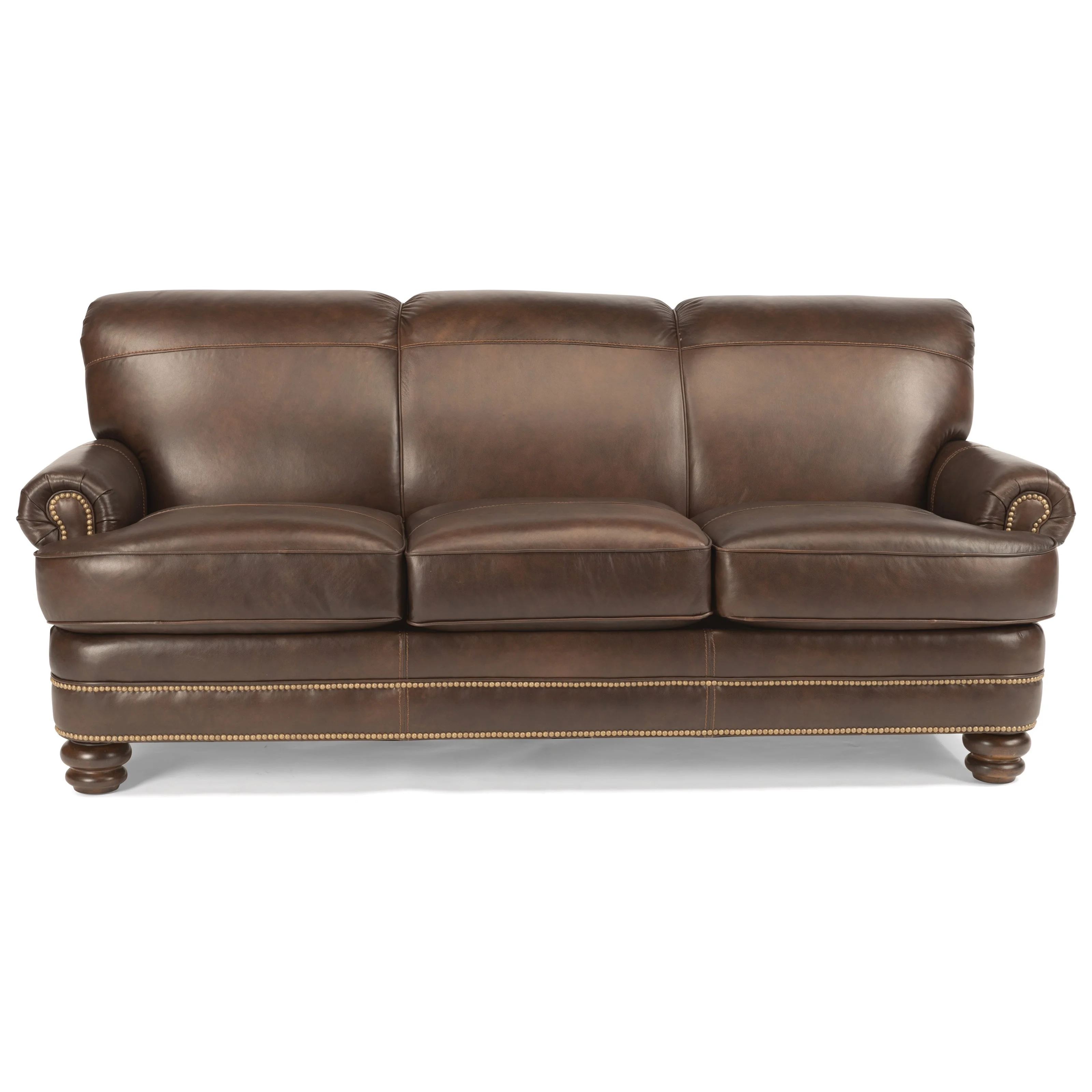 Flexsteel Bay Bridge B3791-31 740-70 Traditional Rolled Back Sofa ...