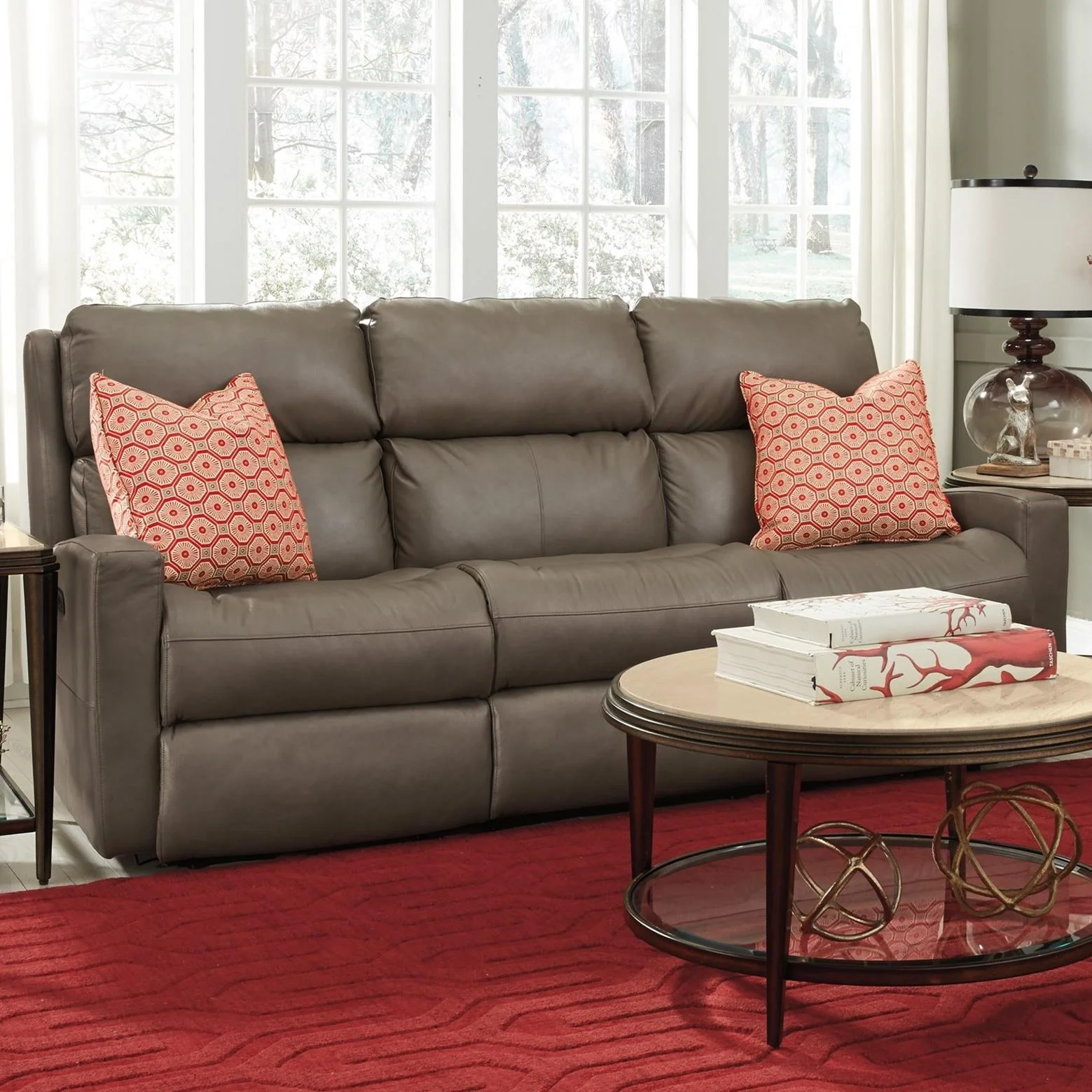 Flexsteel Catalina 3900-62M Contemporary Casual Power Reclining Sofa ...