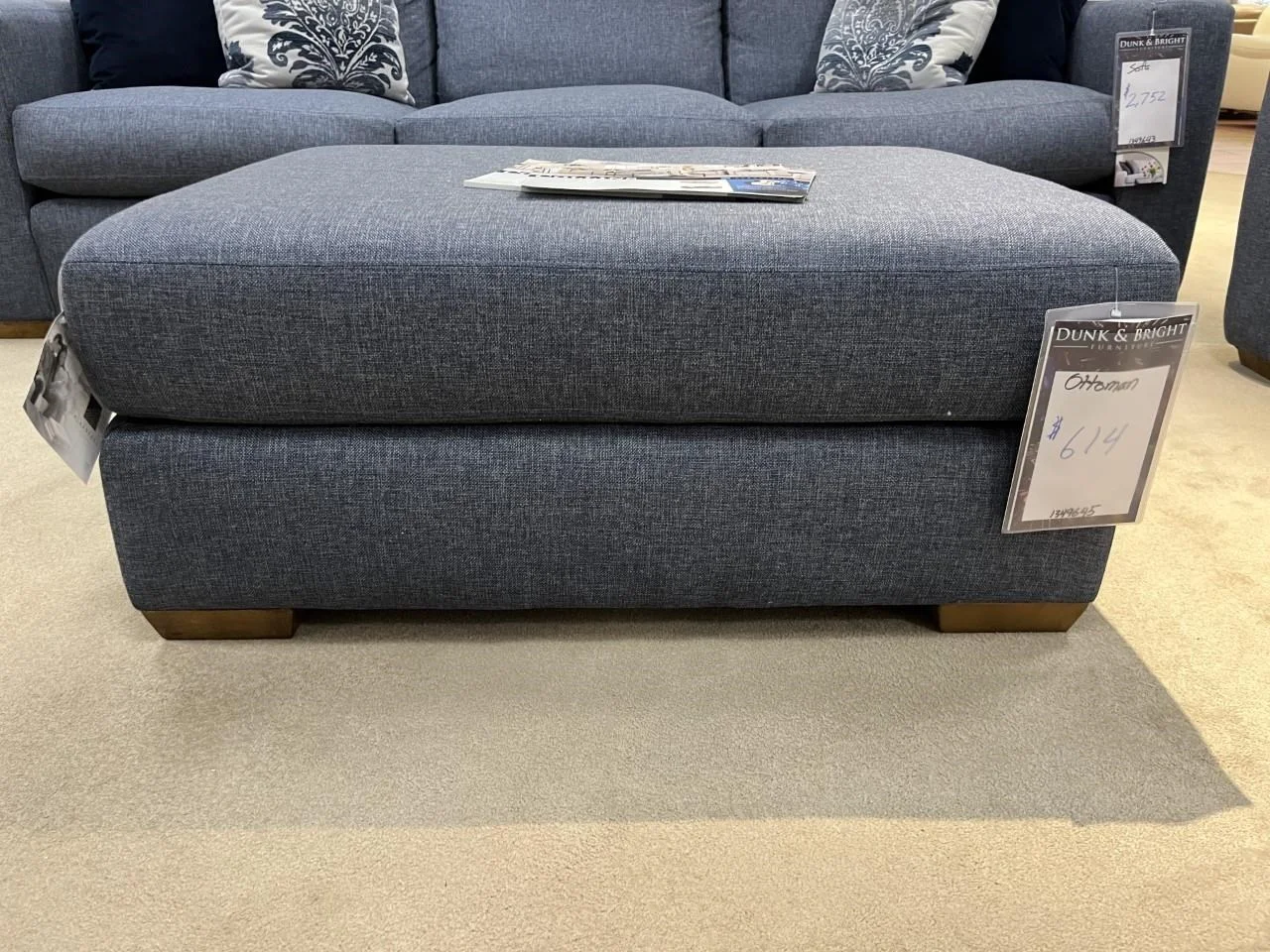 Flexsteel Collins 1390774 Ottoman | Dunk & Bright Furniture | Ottomans