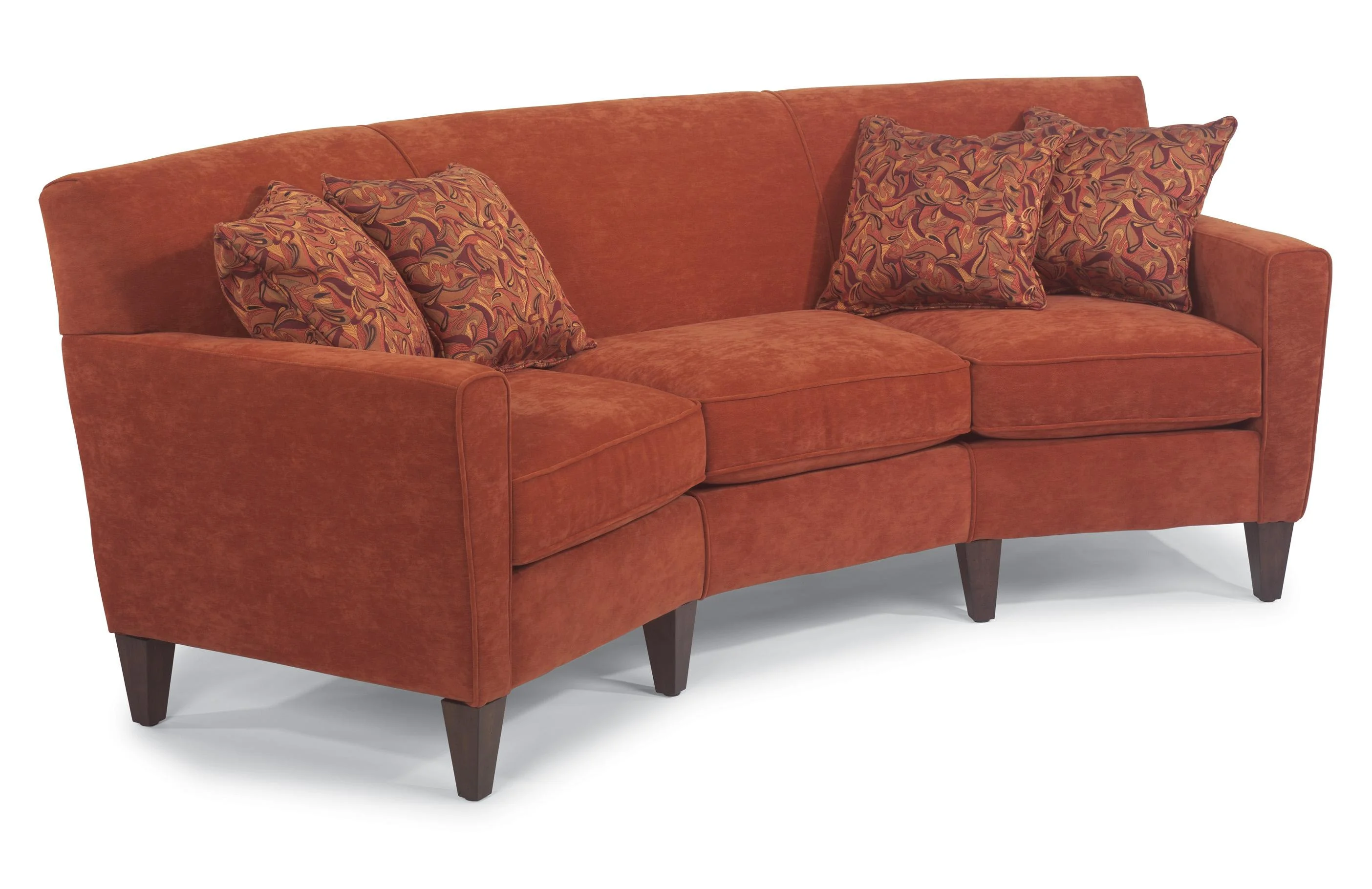 Flexsteel Digby 3966-323 Contemporary Three Seat Conversation Sofa ...