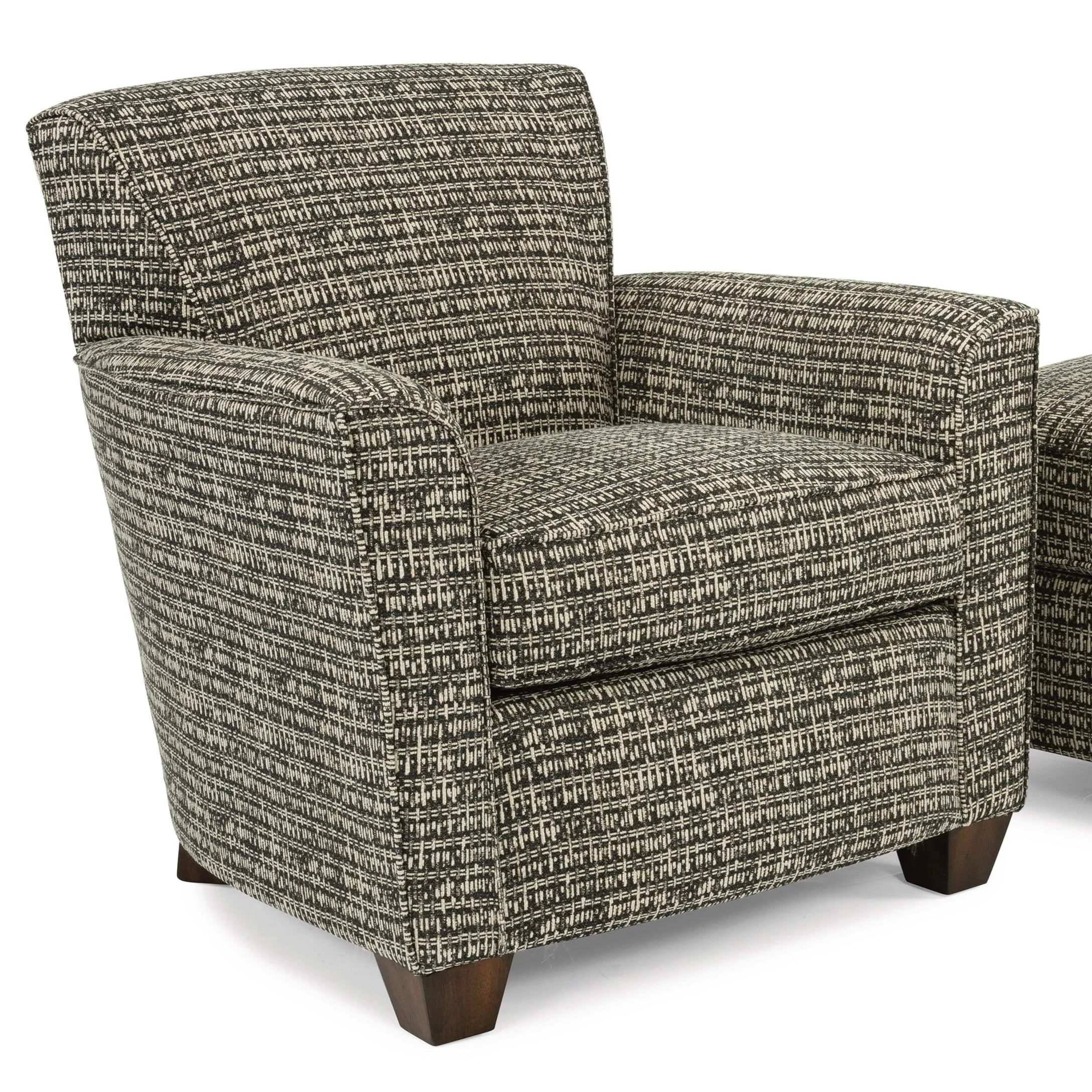Flexsteel Kingman Transitional Chair with Tight Back | Howell Furniture ...