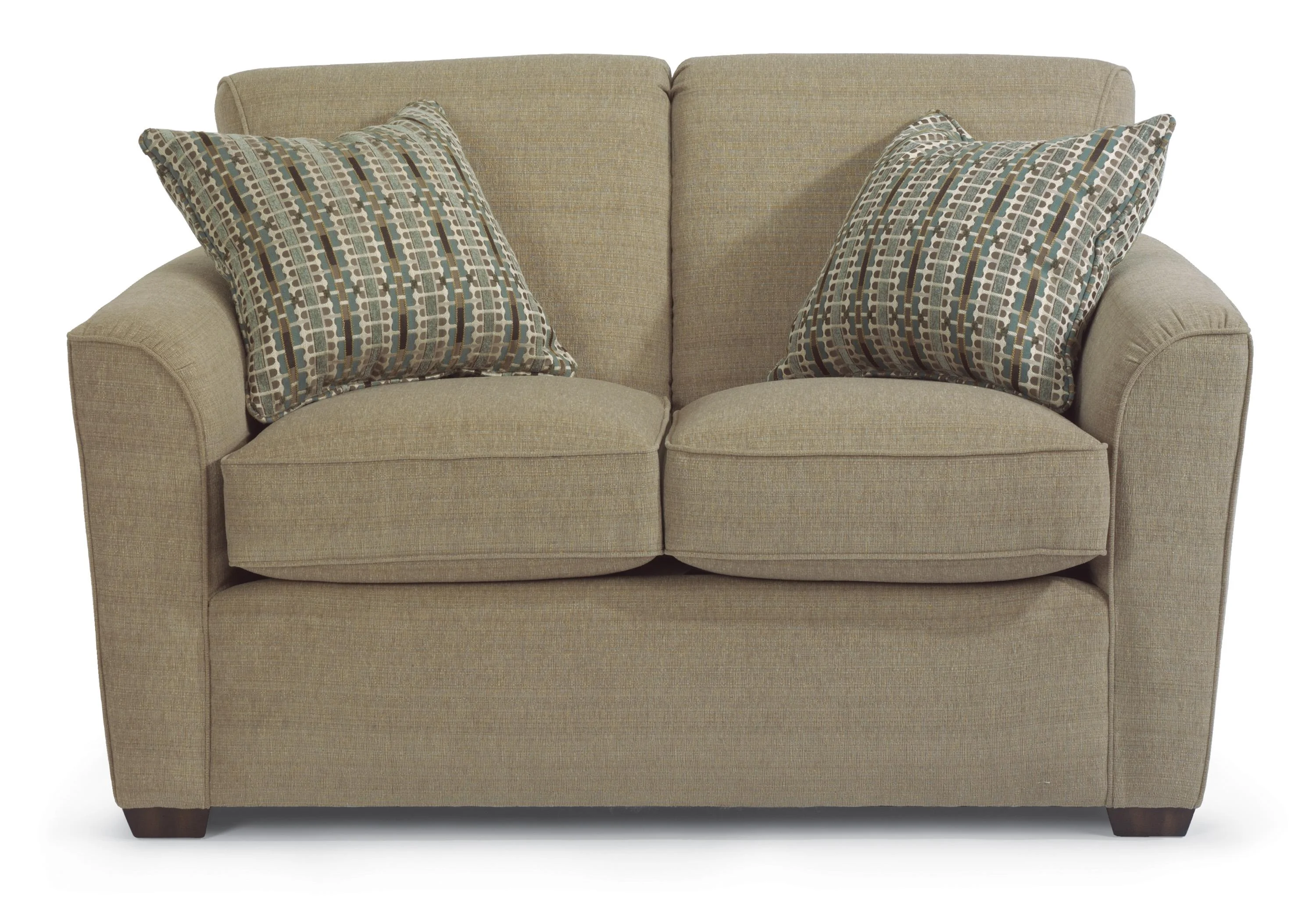 Flexsteel Lakewood 5936-20 Casual Loveseat with Flair Tapered Arms ...