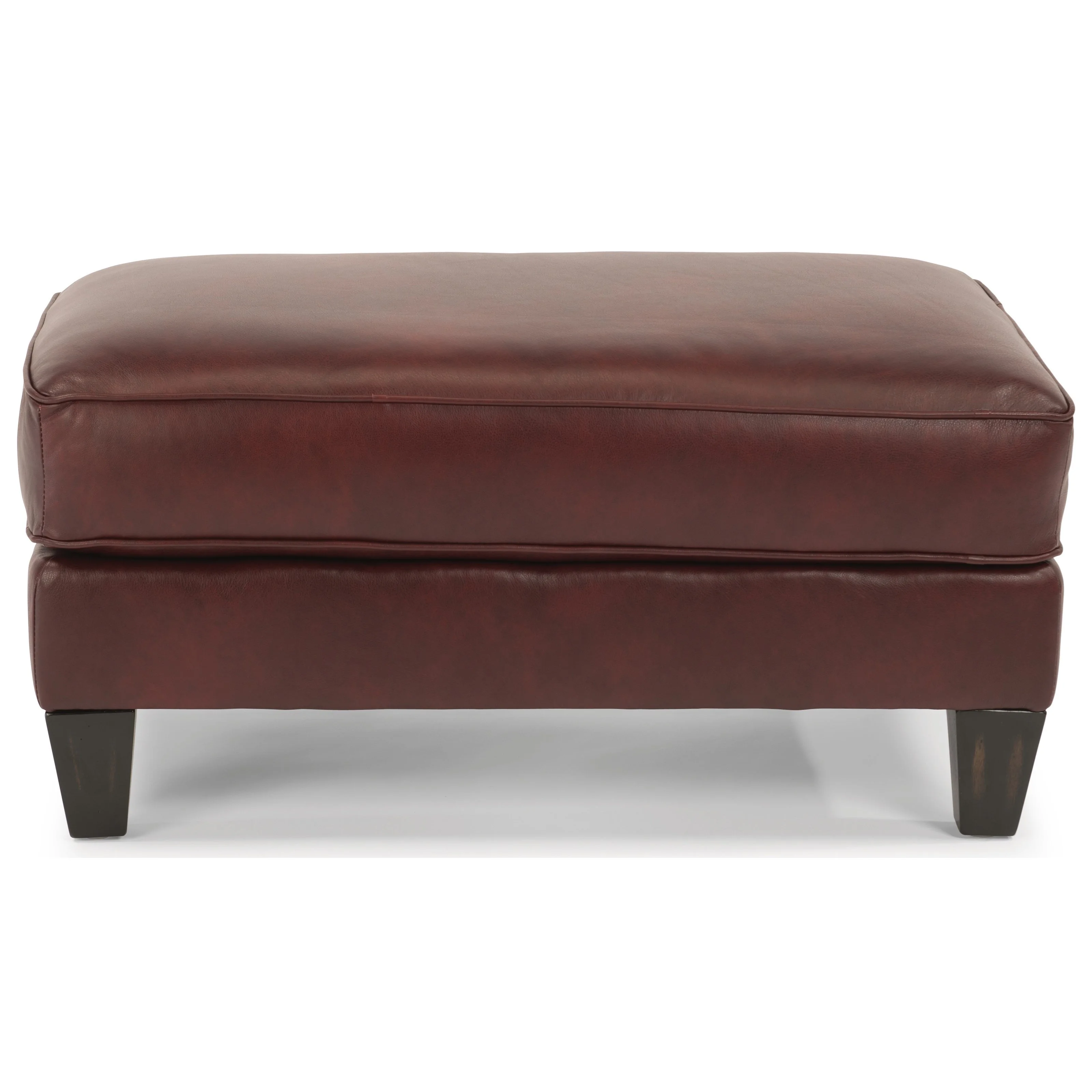 Flexsteel Westside 3979-09 Cocktail Ottoman with Tapered Legs | Belfort ...