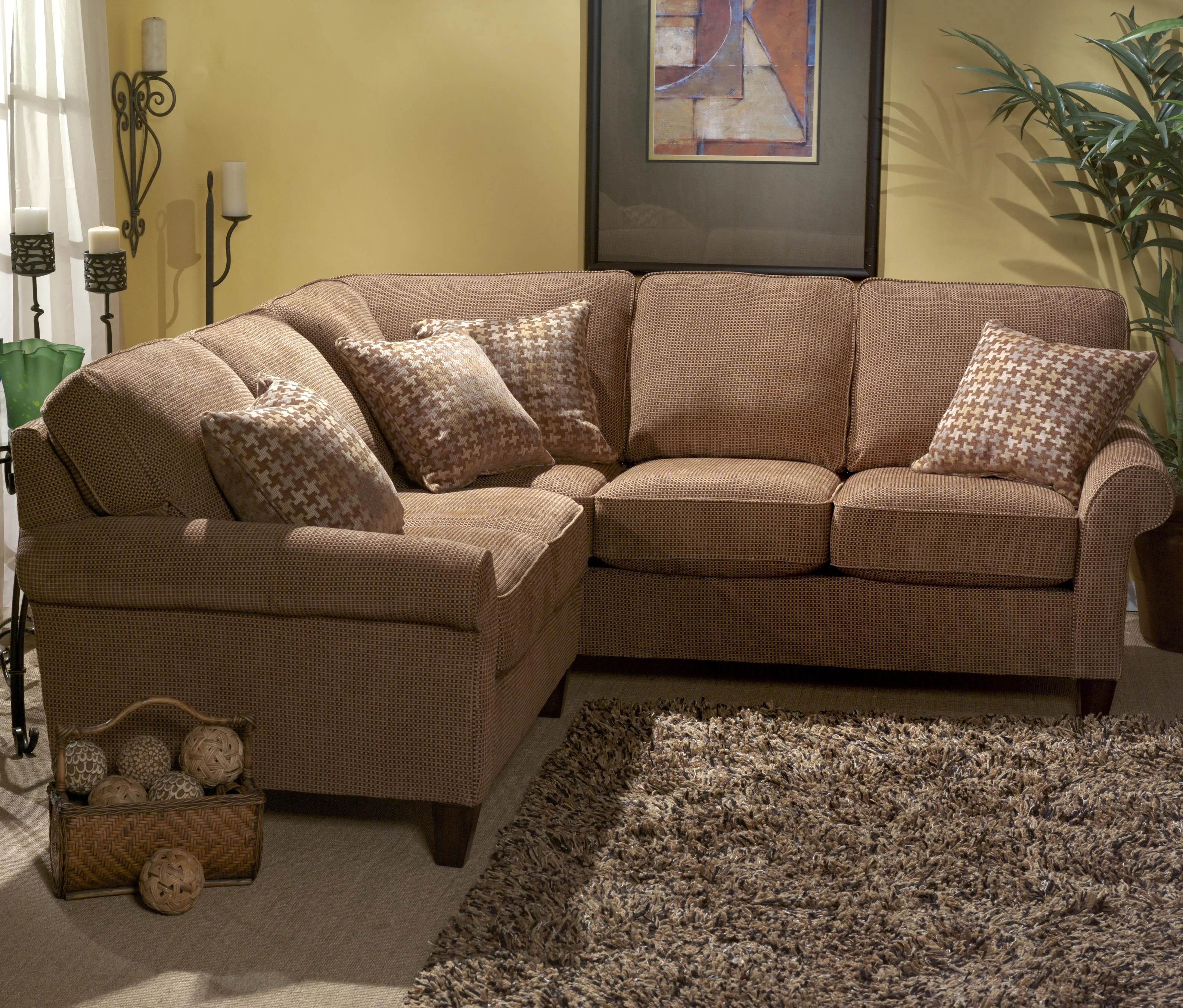 Flexsteel Westside 5979-37x1+5979-34x1 Casual Two-Piece Sectional Sofa ...