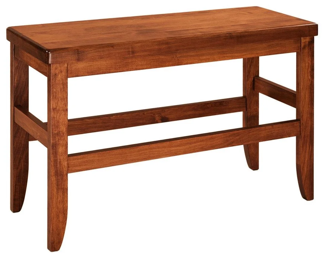 F&N Woodworking Clifton Clifton-Bench-3036 Customizable 36" Wide Solid ...