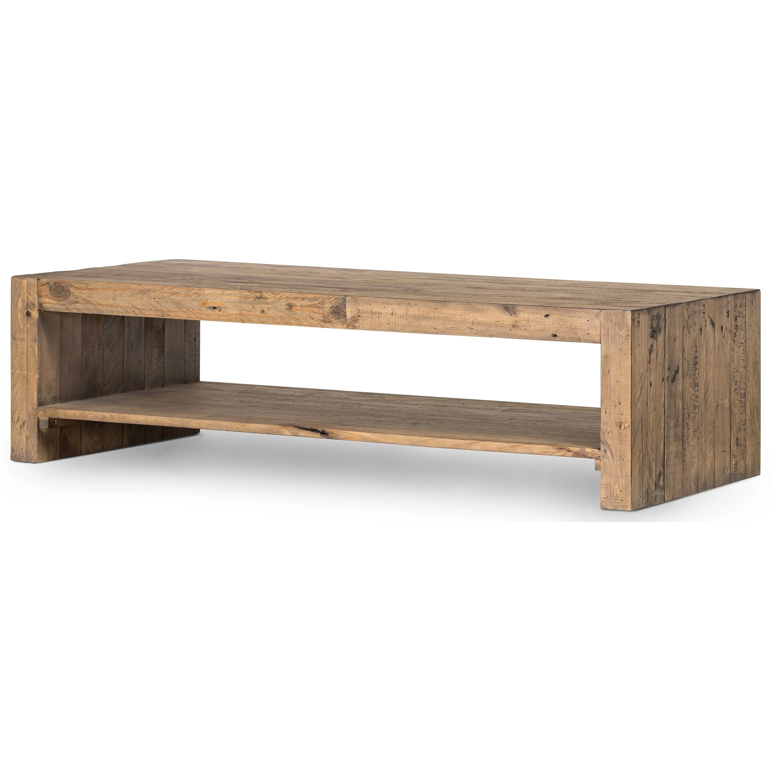 Four Hands Sierra 105023-005 Beckwourth Coffee Table with Single Shelf ...