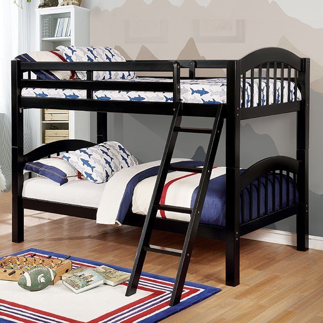 Bunk Beds Twin Over Twin : Walker Edison Furniture Company Solid Wood ...