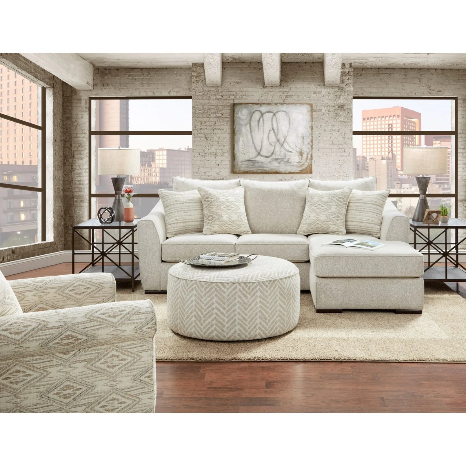 FUSI Vision 9778 VIBRANT VISION OATMEALx1+502 WESTERN FRONT BLANCOx1 ...