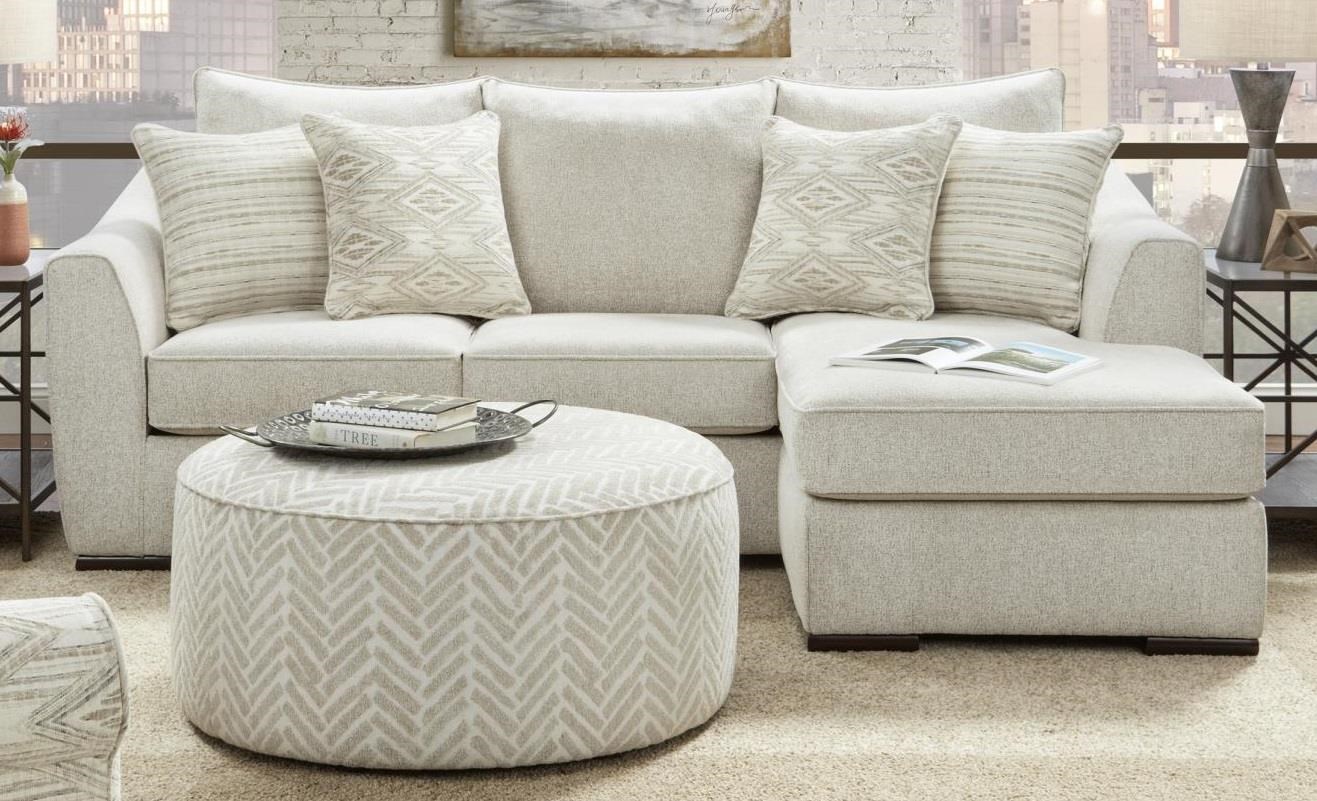 Fusion Furniture Horizon 000028505627 Sofa with Chaise | Crowley ...