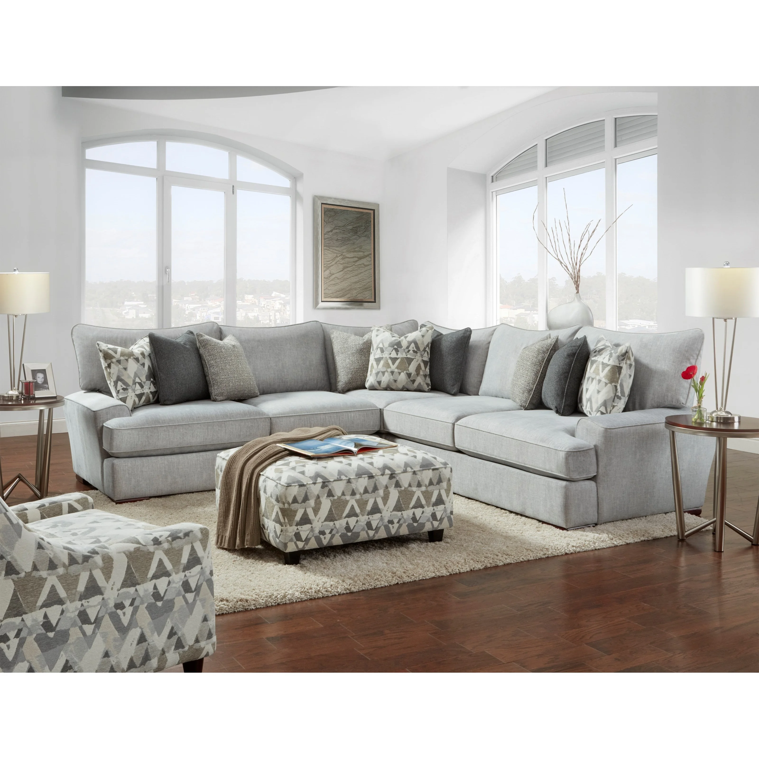 Fusion Furniture 2000 ALTON SILVER 109 MOUNTAIN VIEW CEMENTx1+552 ...