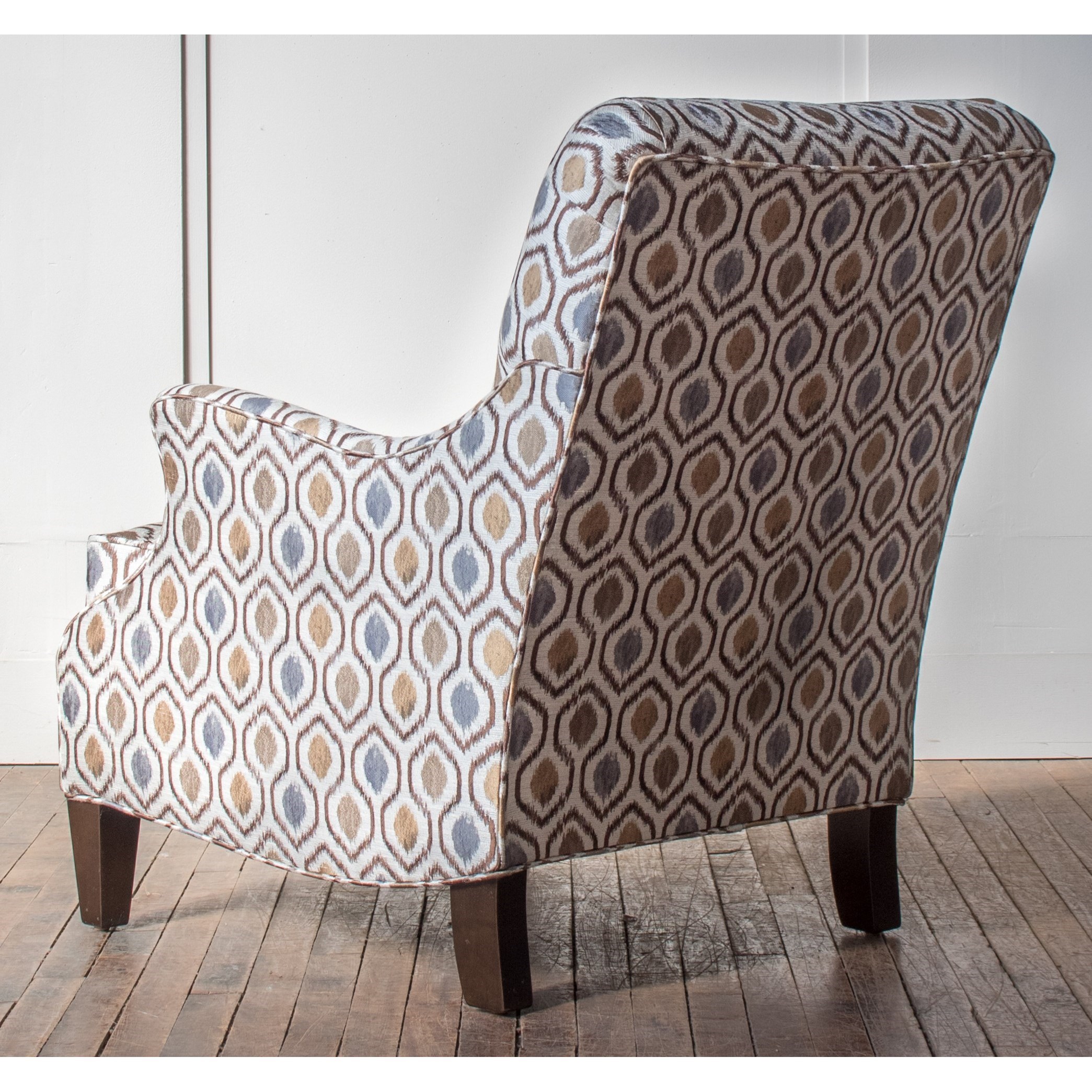 Hallagan Furniture Accent Chairs 174C-SQ6 Customizable Accent Chair ...