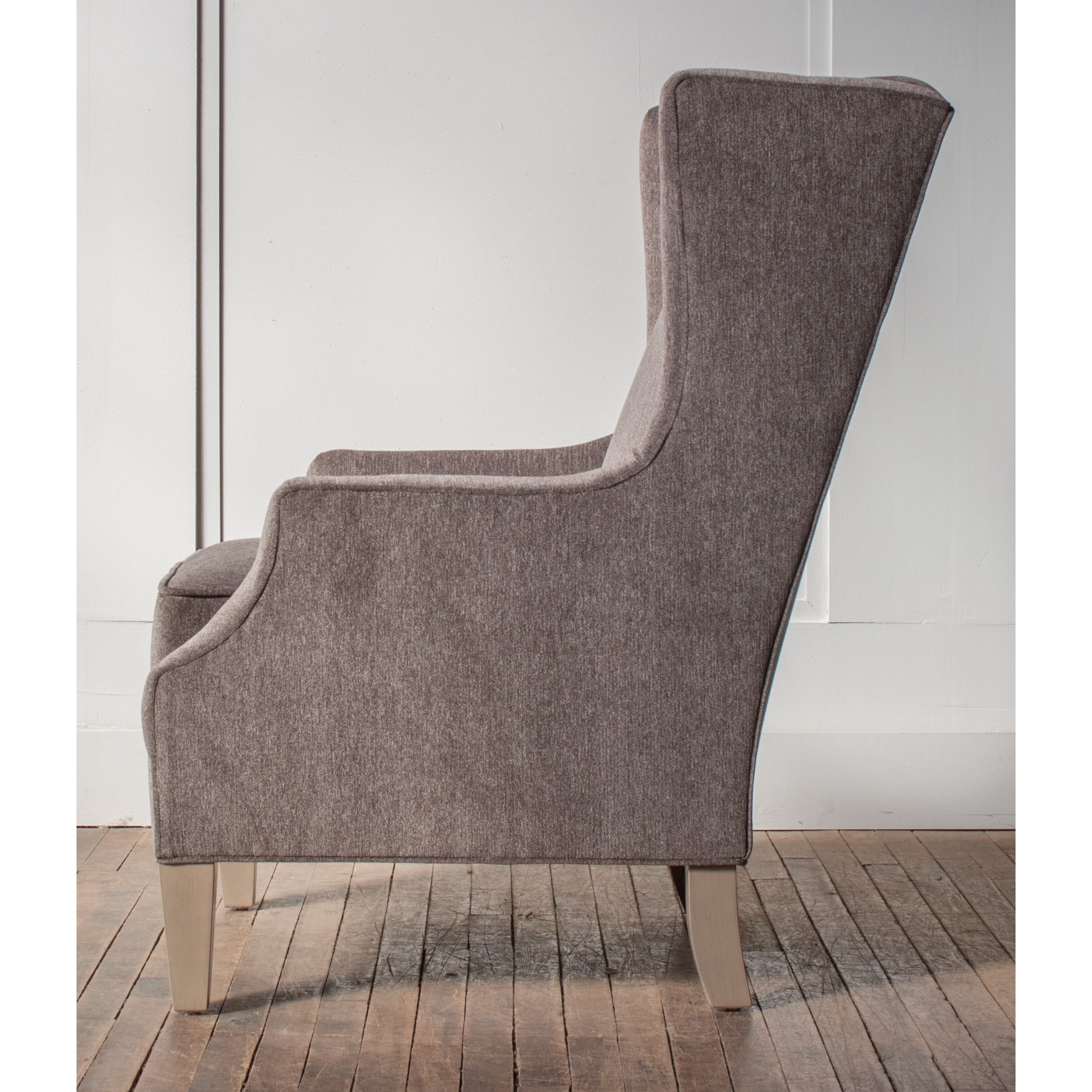 Hallagan Furniture Accent Chairs 280C-SQ7 Customizable Wing Back Accent ...