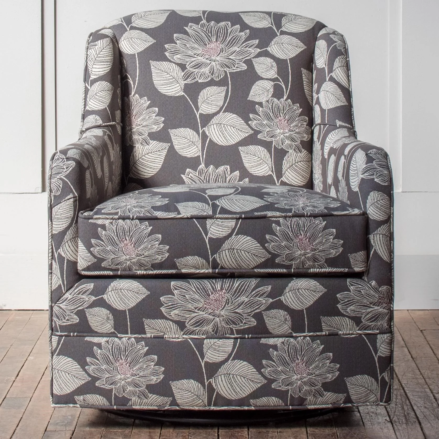 Hallagan Furniture Accent Chairs 392SGR Customizable Swivel Glider ...