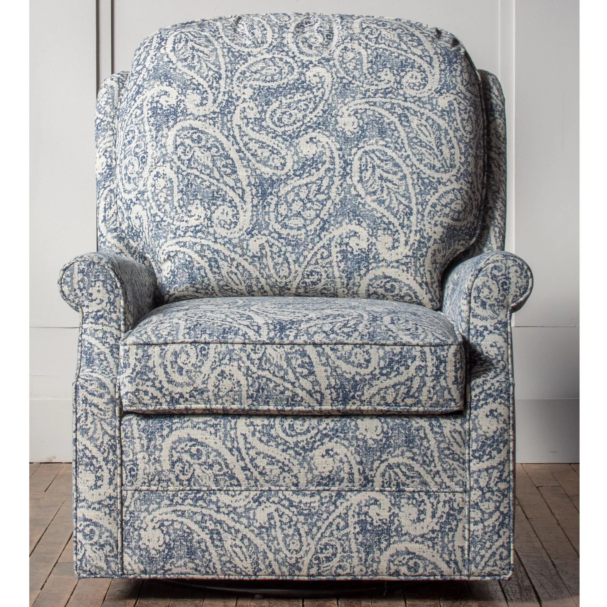 Hallagan Furniture Accent Chairs 614SGR Customizable Swivel Glider ...