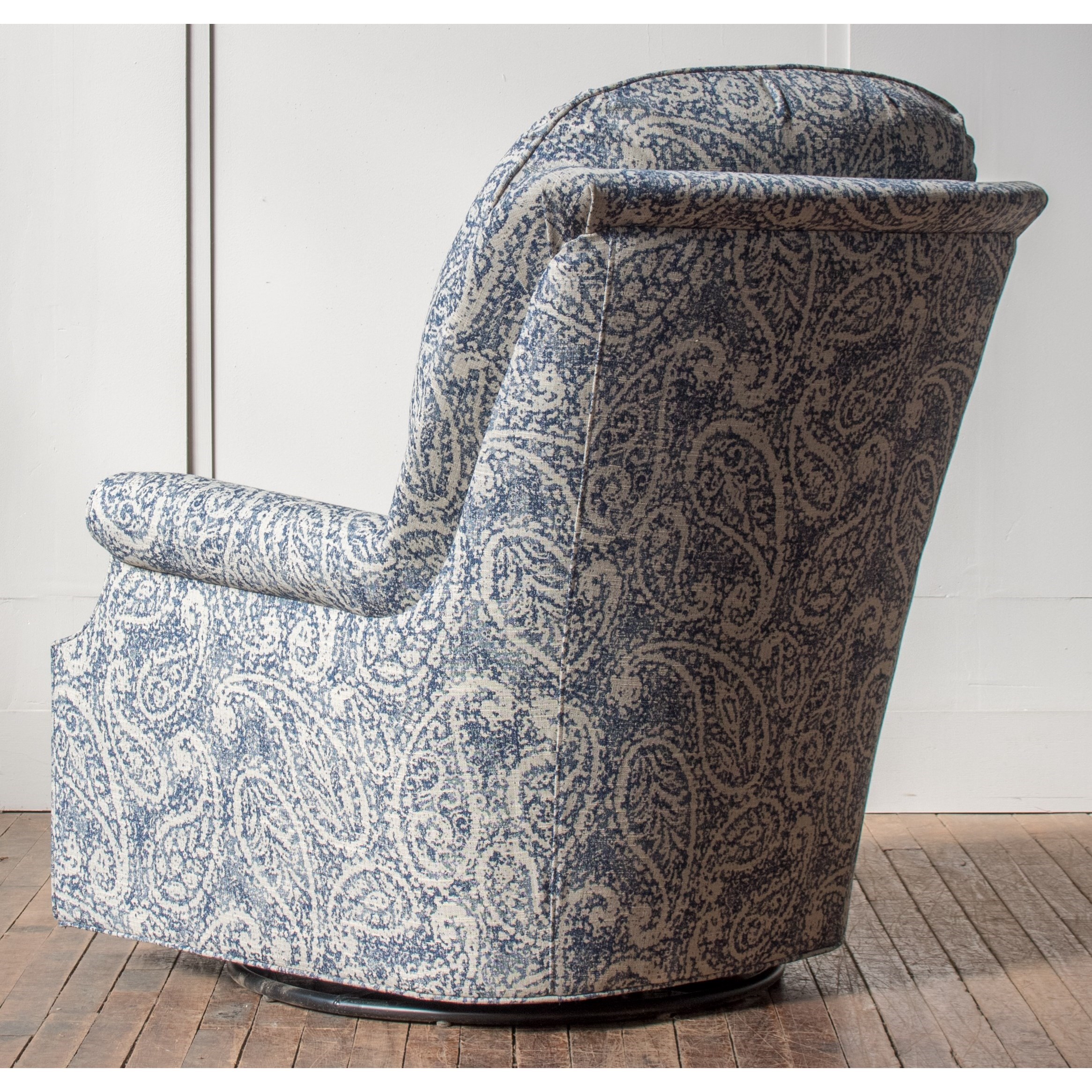 Hallagan Furniture Accent Chairs 614SGR Customizable Swivel Glider ...