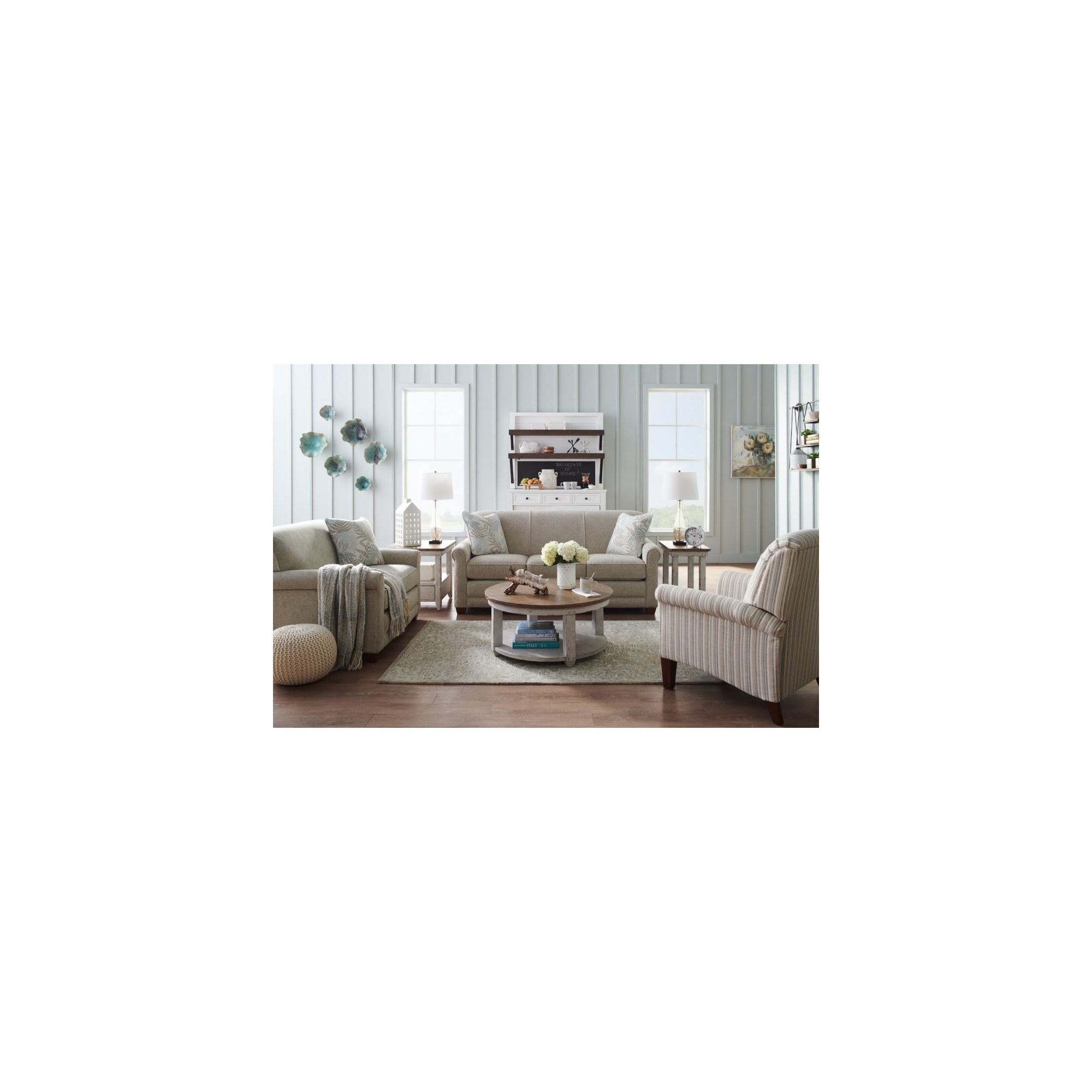 Hammary Chambers 988-911 Farmhouse Round Coffee Table | Home ...
