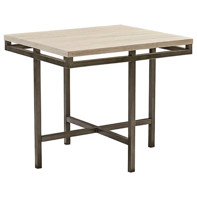 Hammary East Park T10148-T1014820-00 Rectangular End Table with Faux ...