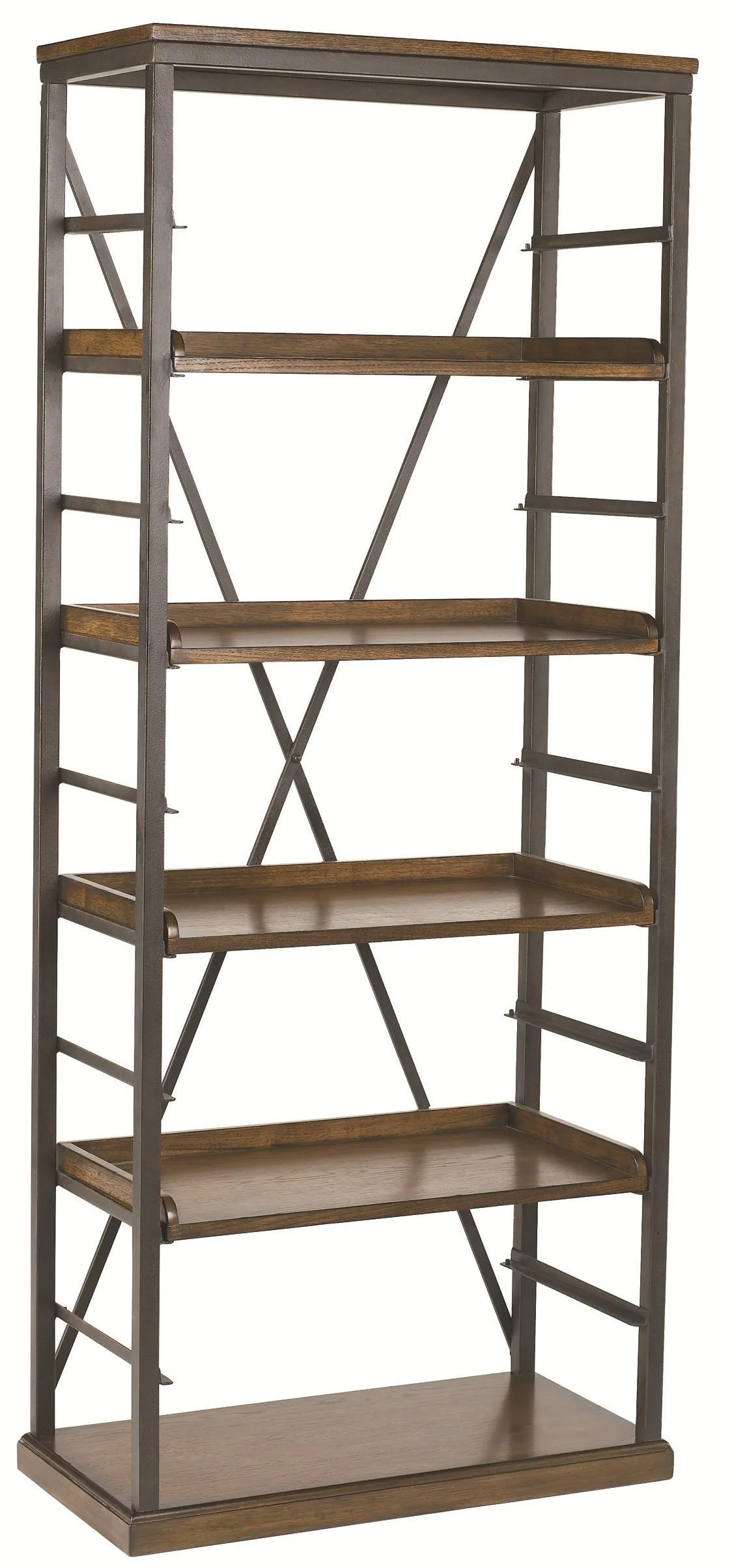 Hammary Studio Home 166-588 Mission 4-Shelf Open Bookcase | Lynn's ...