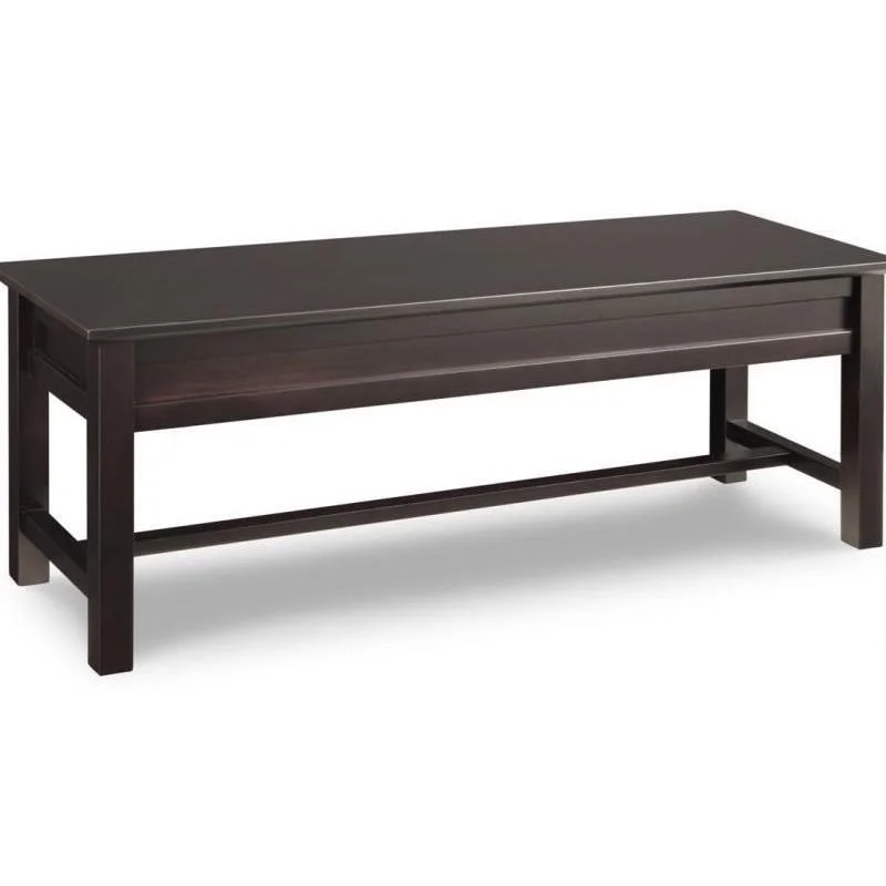 Handstone Brooklyn P-BR72B 72" Bench with H Stretcher | Stoney Creek ...