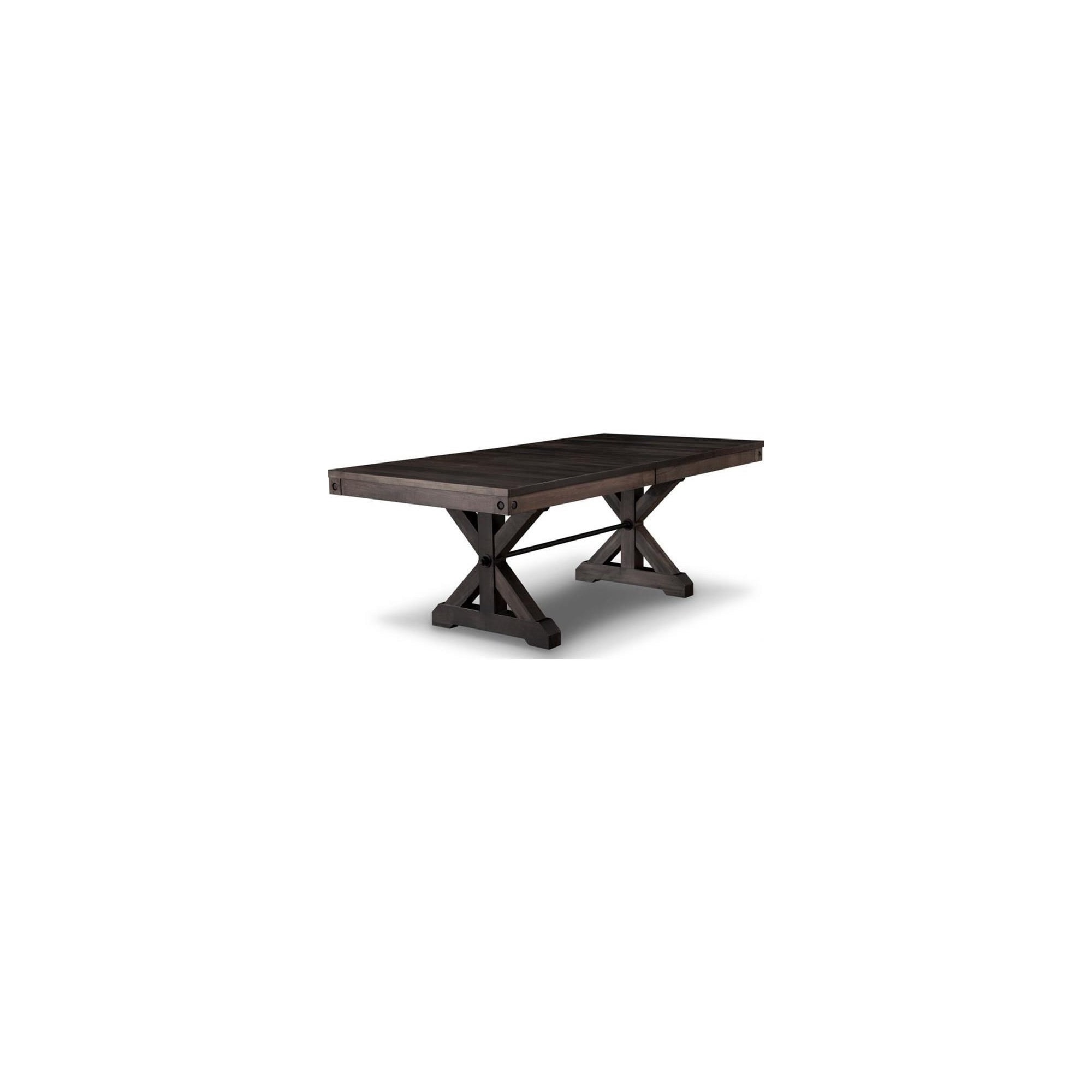 Handstone Rafters P-RA4260-2 42x60" Trestle Table with 2 Leaves ...