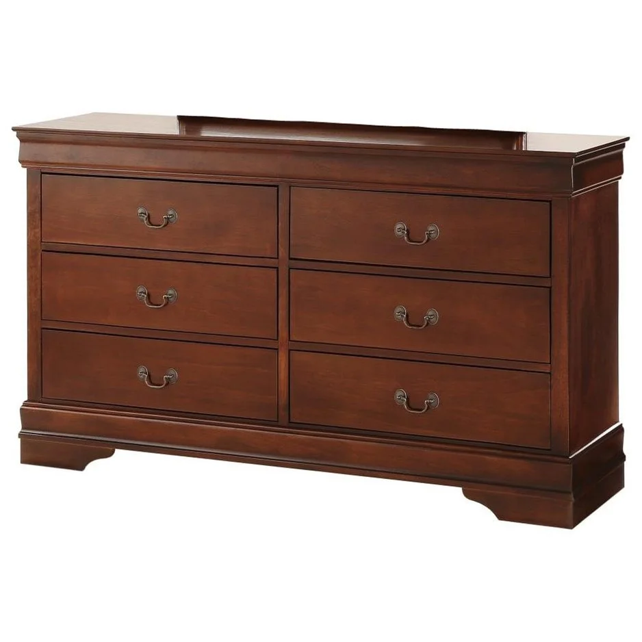 Mayville 2147-5 Traditional Six Drawer Dresser | American Furniture ...
