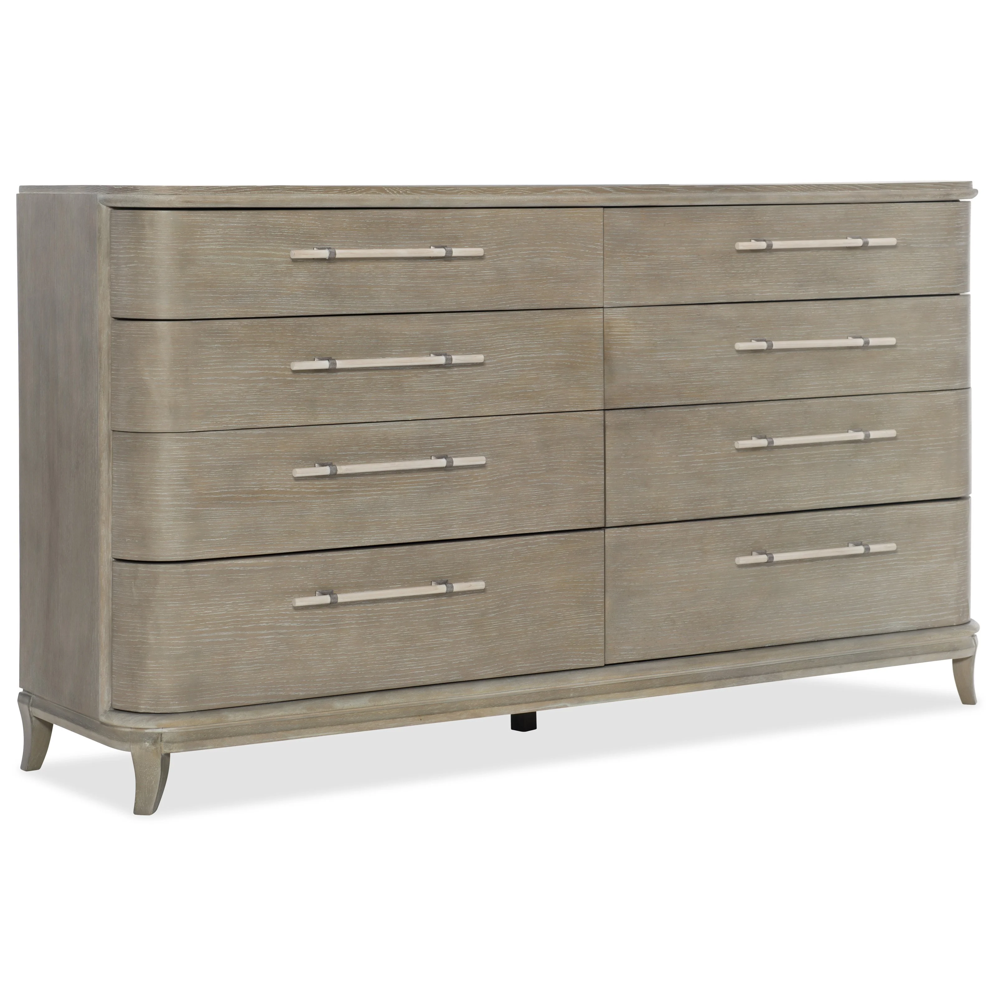 Hooker Furniture Affinity 502727830 Transitional 8-Drawer Dresser with ...