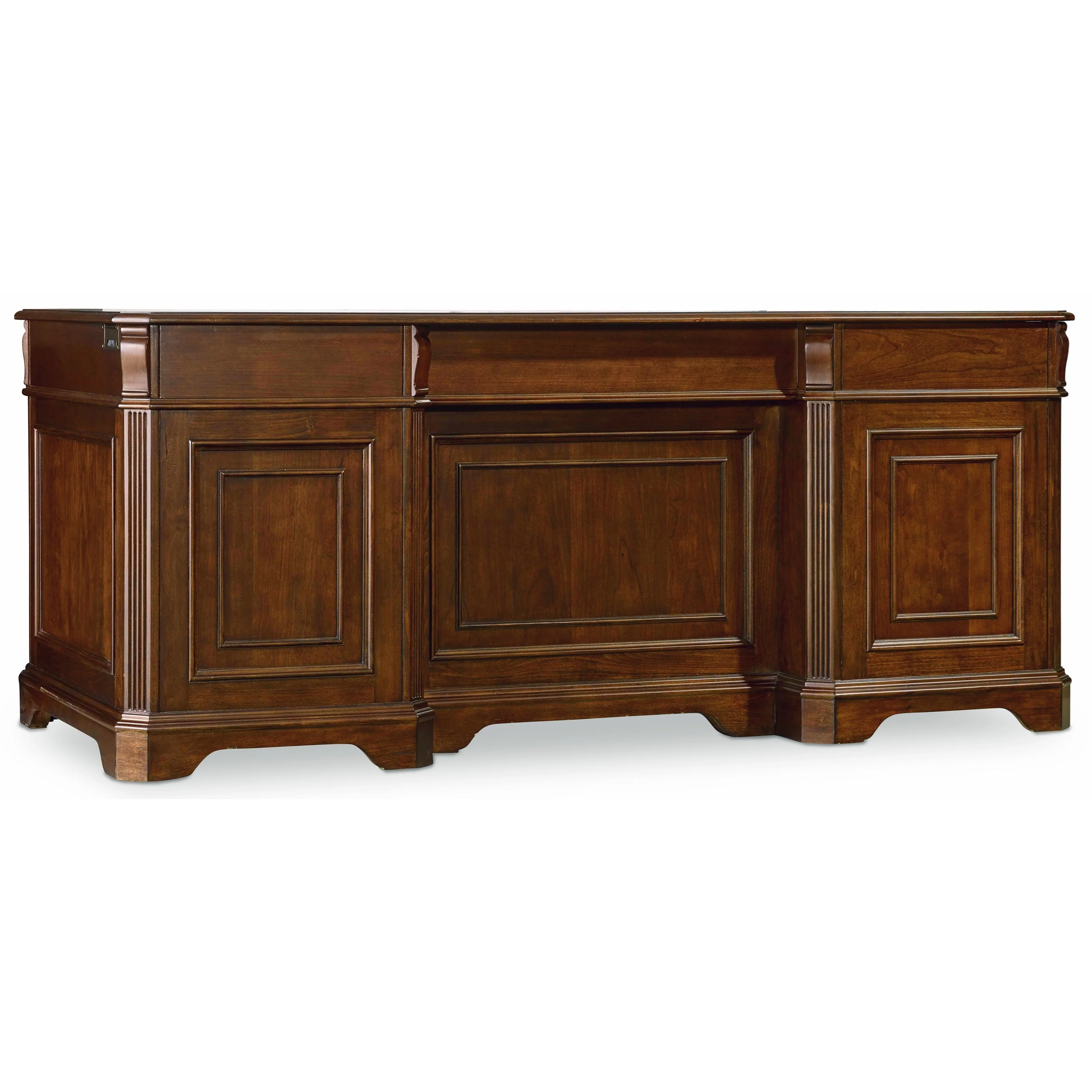 Hooker Furniture Brookhaven 281-10-583 Traditional 72" Executive Desk ...