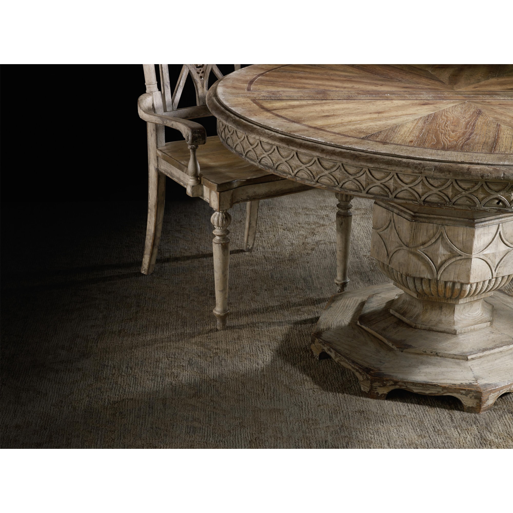 Hooker Furniture Chatelet 5350-75203 Traditional Round Dining Table ...