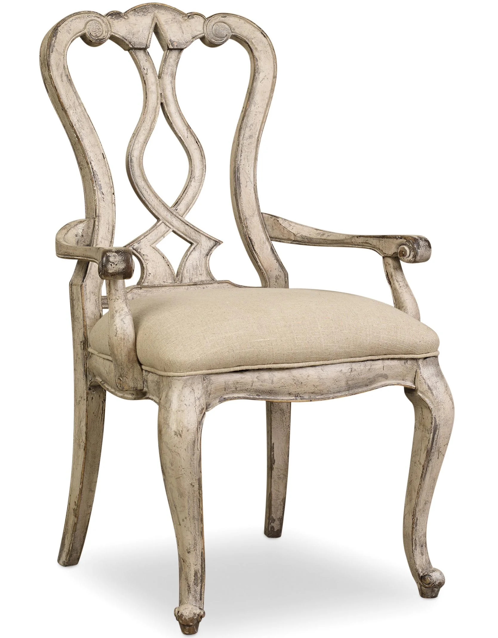 Hooker Furniture Chatelet 29535075400-SO Splatback Arm Chair with ...