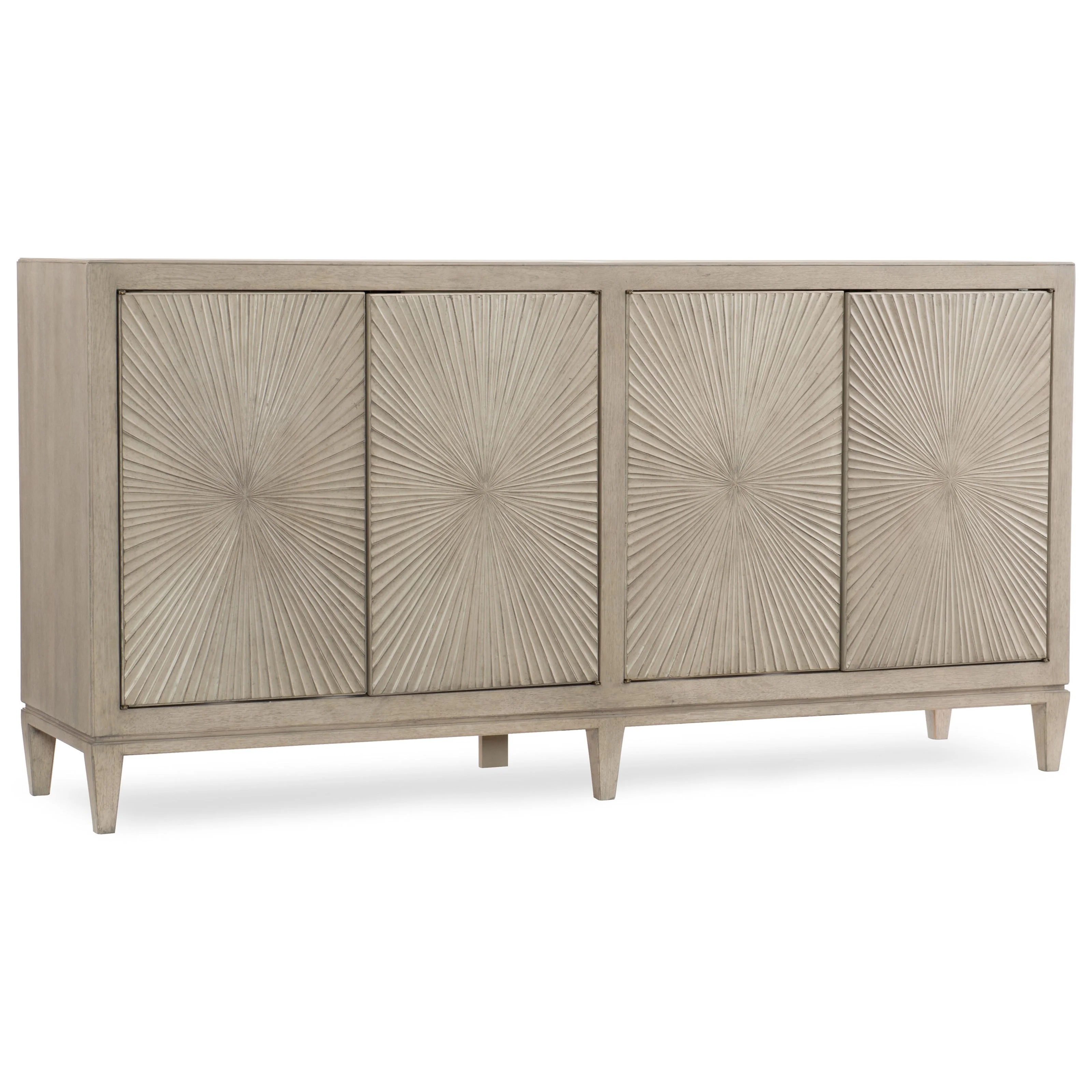 Hooker Furniture Elixir 599075900 Coastal 4-Drawer Buffet with Sunburst ...