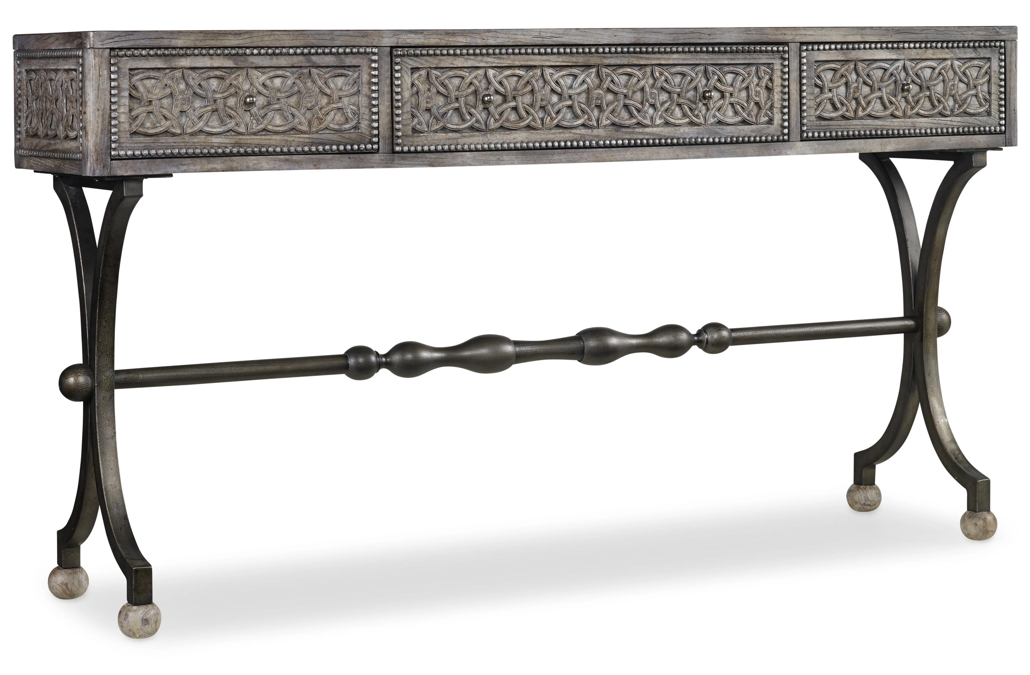 Hooker Furniture Melange 638-85091 Traditional Console Table with 3 ...