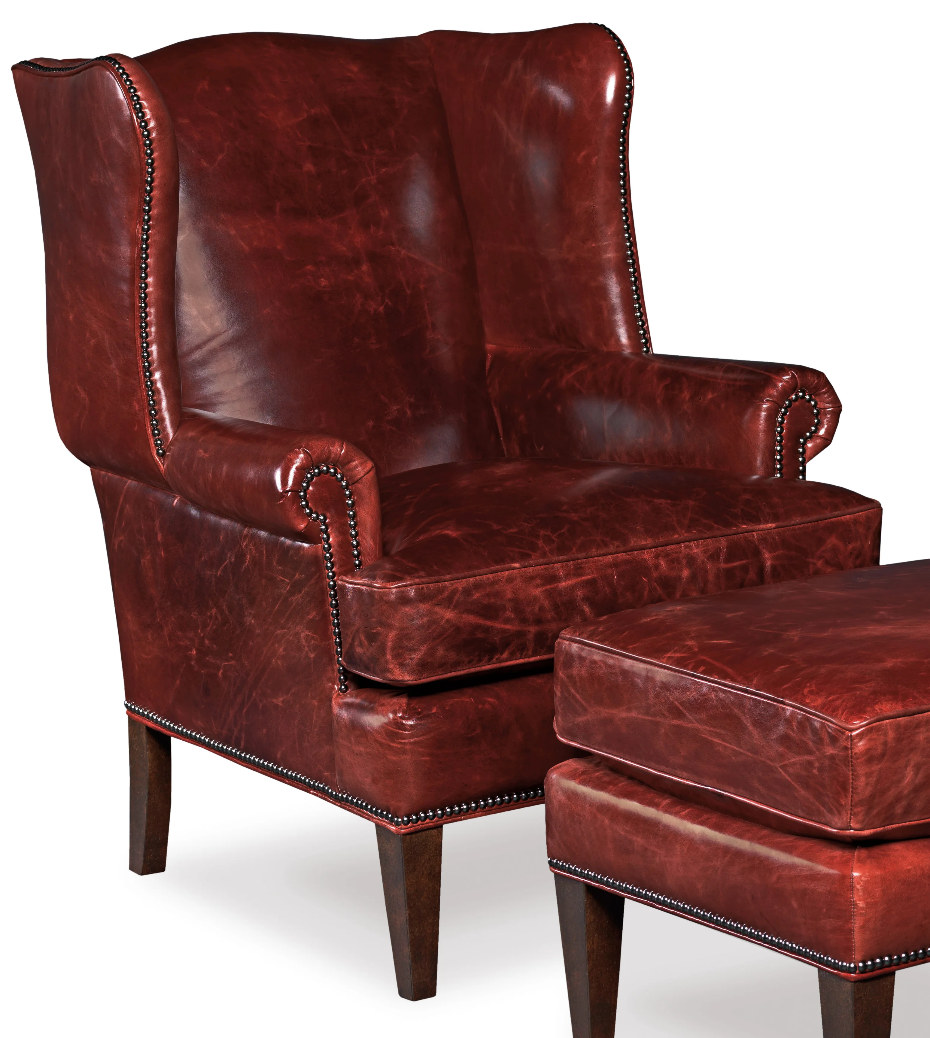 Hooker Furniture Club Chairs CC408-069 Traditional Wing Back Club Chair ...