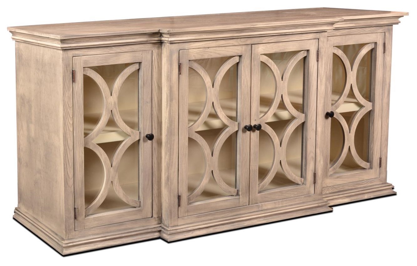 Horizon Home Luna H2121-072-PED Luna 72" Console Pediment Finish | Del ...