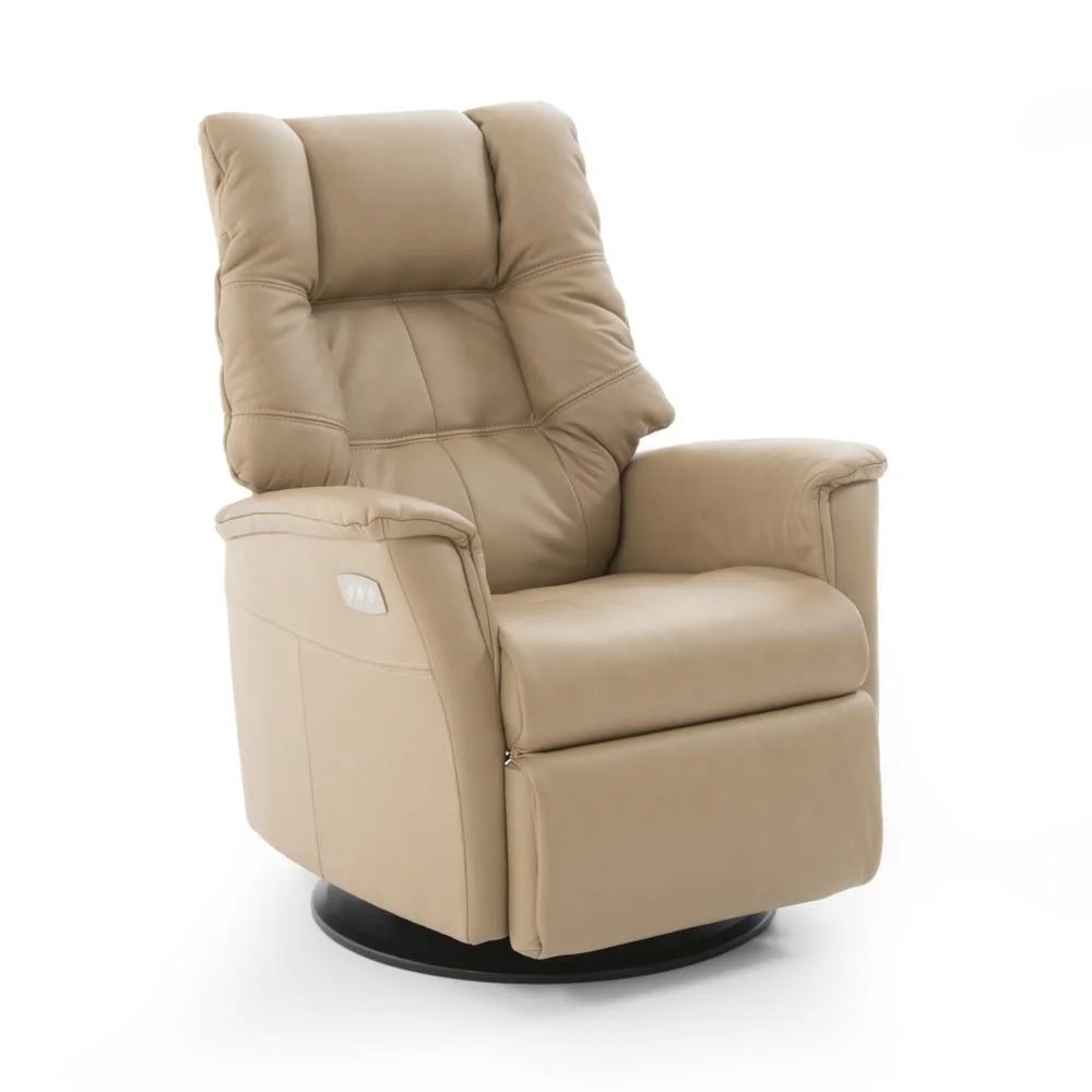 IMG Comfort Boston 151187979 Standard Size Power Recliner with Swivel ...