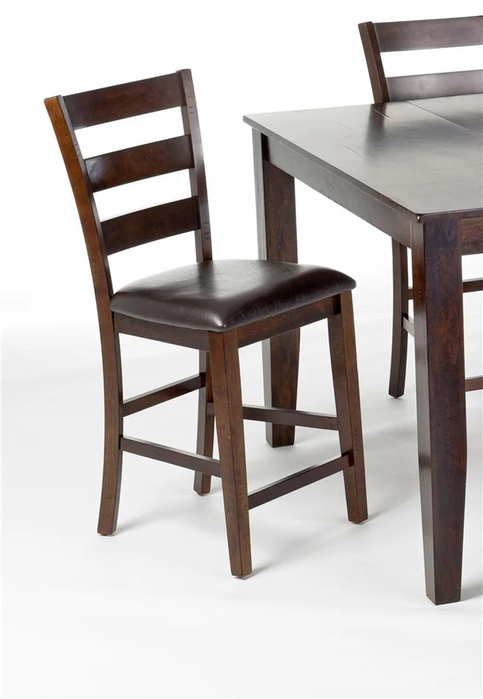 Intercon Kona KA-BS-669L-RAI Ladderback Upholstered Barstool | Wayside ...
