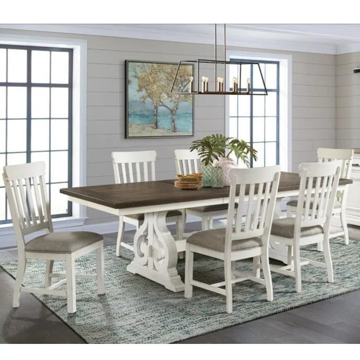 Intercon Drake INCDK/BKIT Cottage 7-Piece Table and Chair Set with ...